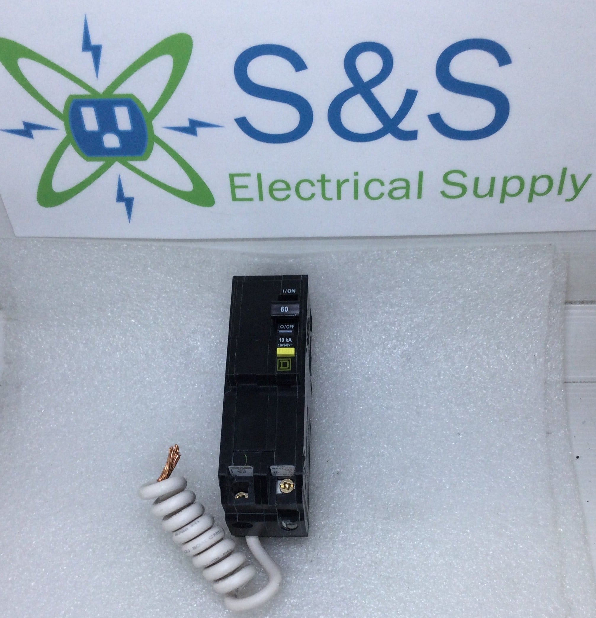 Square D QO260GFI 60 Amp 2 Pole 120/240V GFCI Circuit Breaker