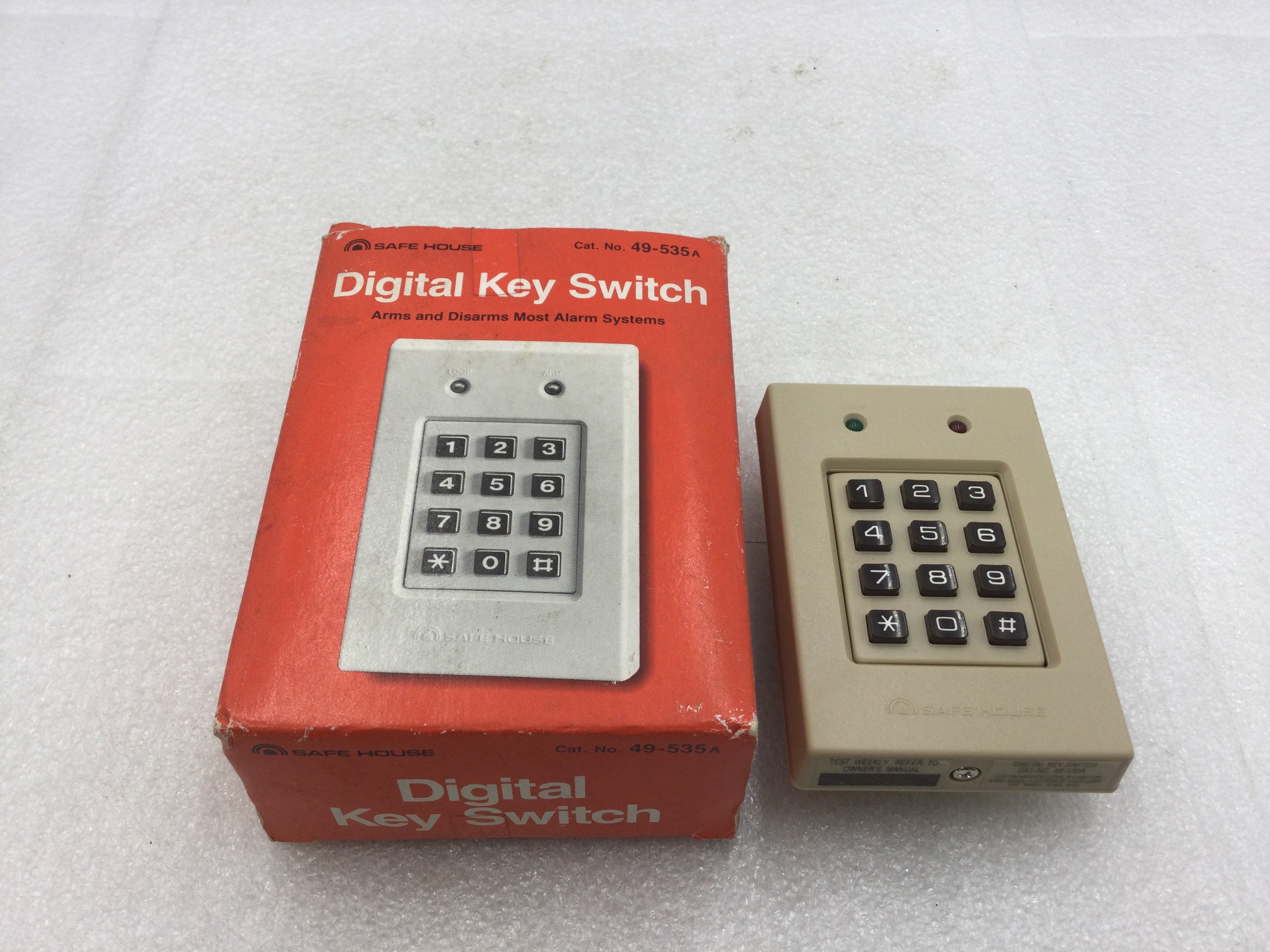 Safe House/Radio Shack 49-535A Digitial Key Switch Arm & Disarm Most A