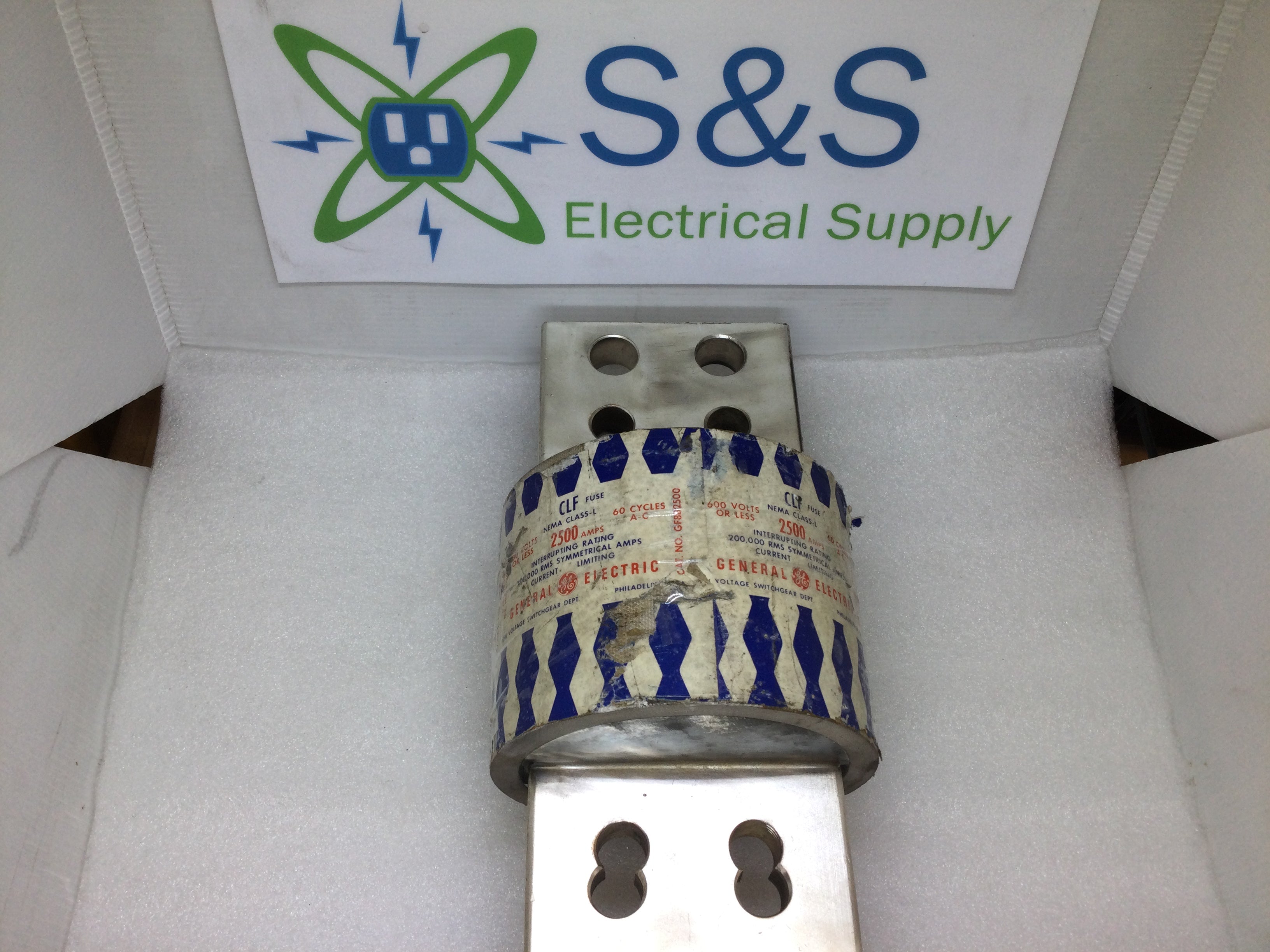 Ge General Electric Gf8b2500 Clf Class L 600 Volt 2500 Amp Fuse 60 Cyc
