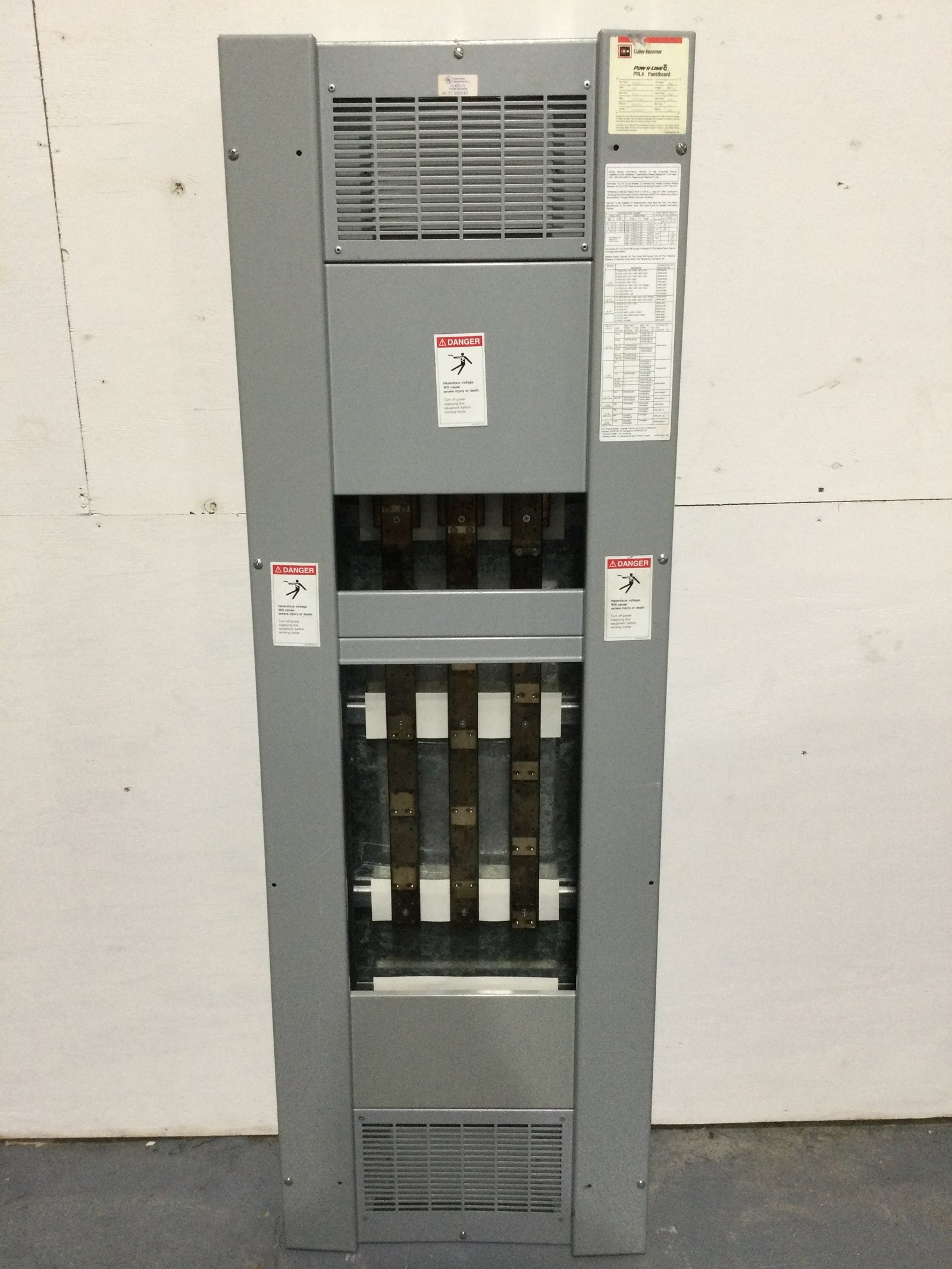 Eaton Cutler Hammer PRL4B 800 Amp 480v 480/277v, 120/240v Panelboard N