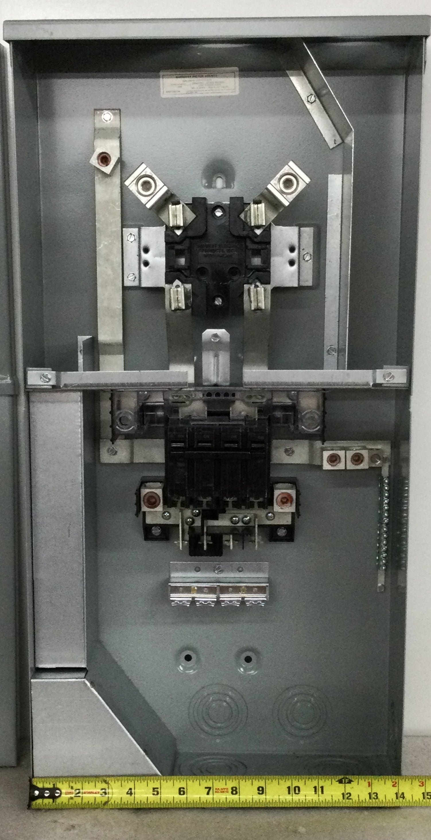 GE TSM420CSCUP Power Mark Gold 200 Amp 4-Space 8-Circuit Meter Socket