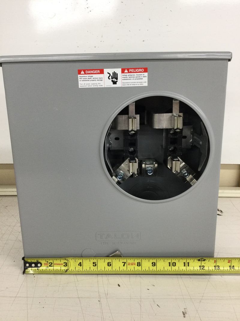 Siemens Talon UAS877-PPGP 200 A Ringless Type Outdoor NEMA 3R Meter So