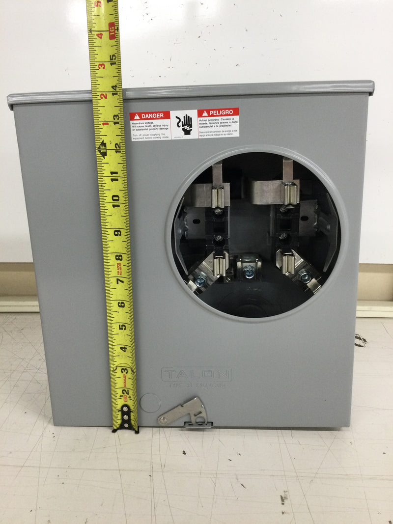 Siemens Talon UAS877-PPGP 200 A Ringless Type Outdoor NEMA 3R Meter So
