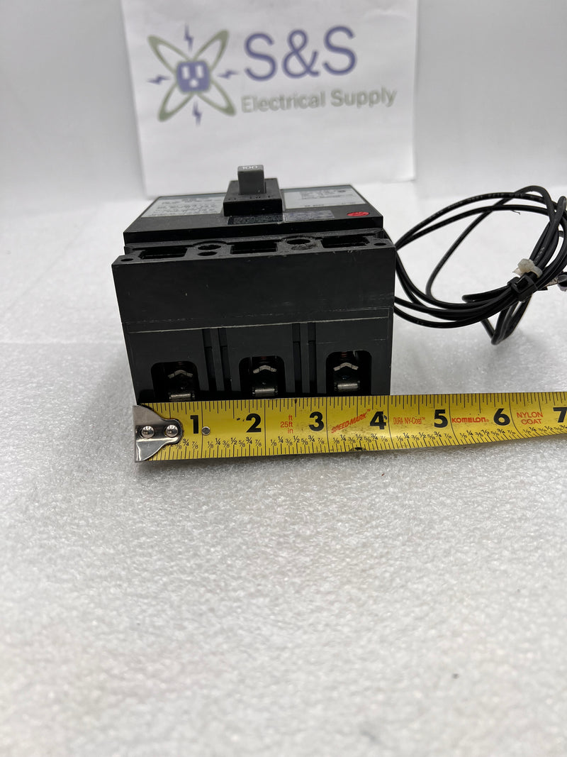 GE General Electric TED134YT100 3 Pole 100A 480VAC Type TED Circuit Br