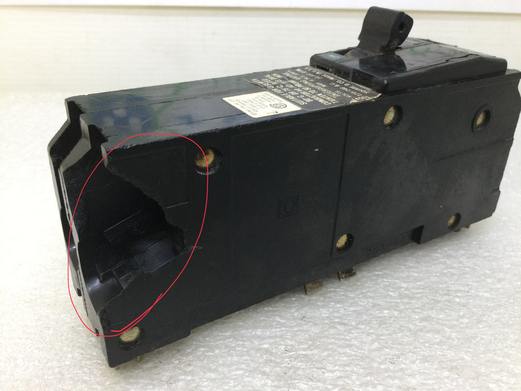 Square D Q12100 100 Amp 2 Pole 10kaic Long Frame Q1 Style Circuit Brea