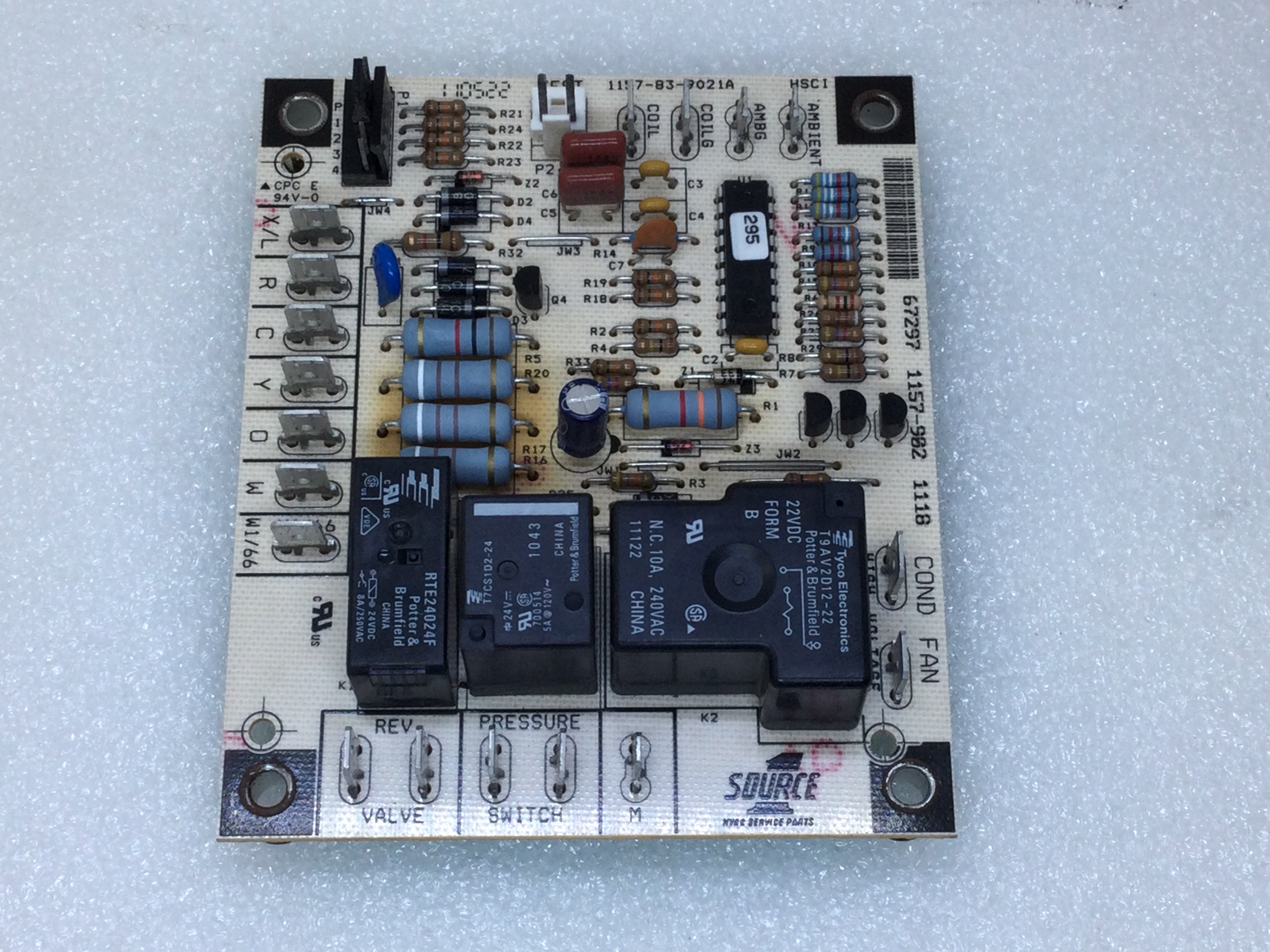 Source 1 #1157-83-9021A Heat Pump/Defrost Control Board