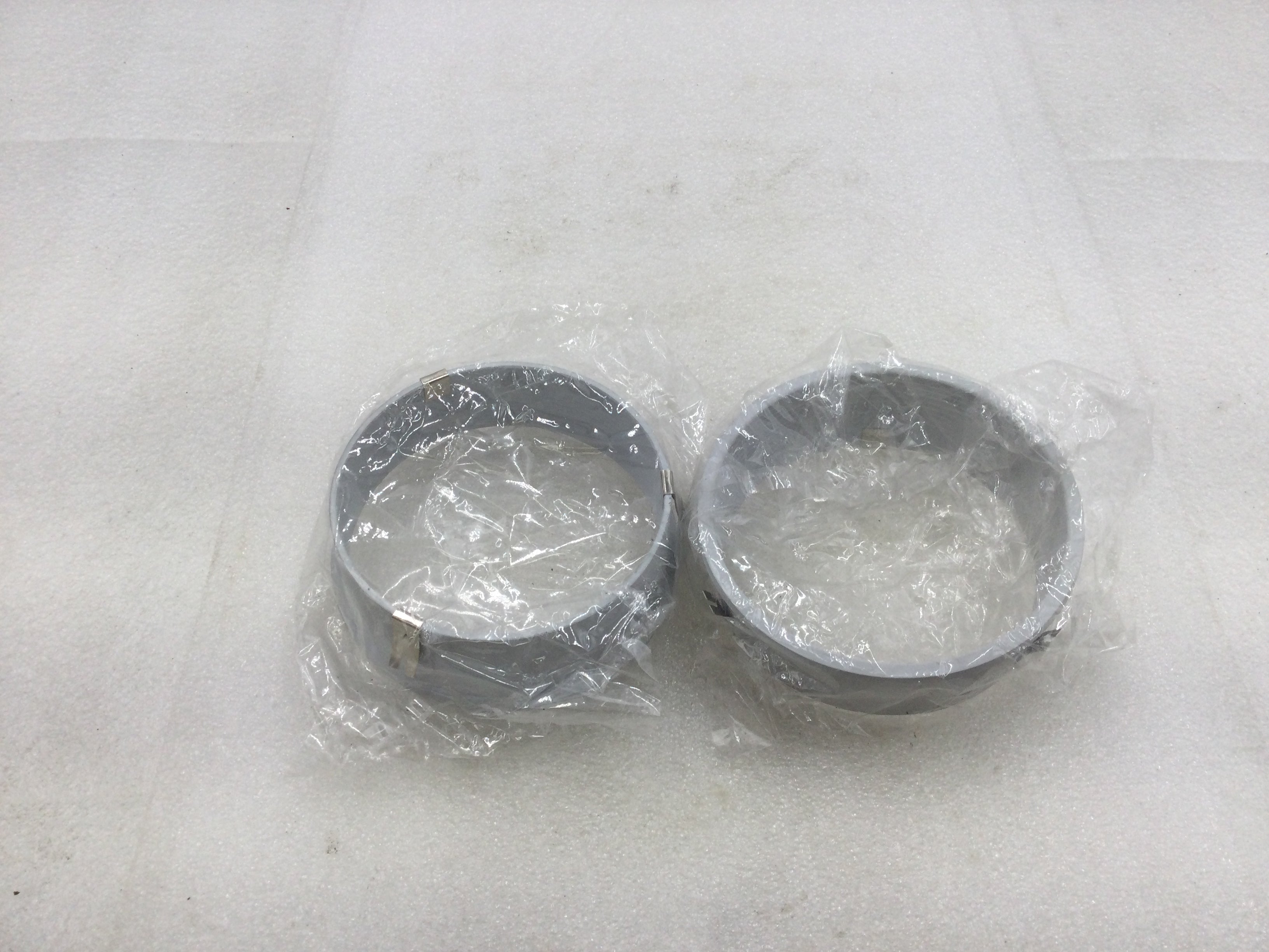 Lot of 2 White 4" Recessed Light Trim Ring with Fastening Clips