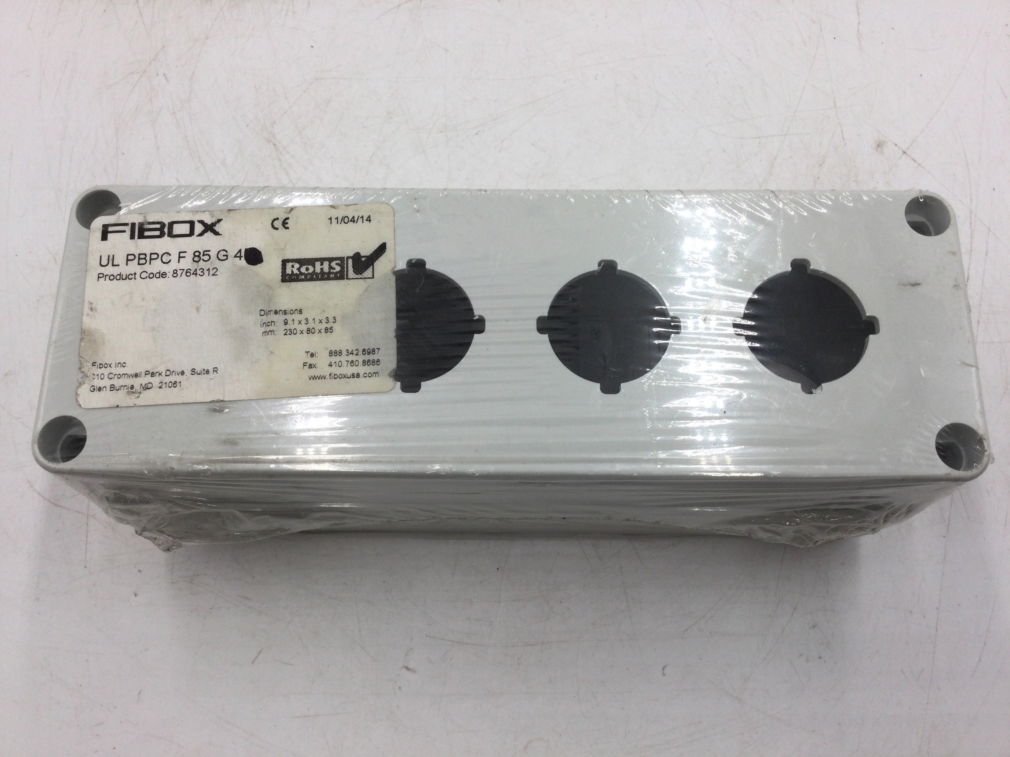 Fibox Enclosures 8764312 Waterproof Dustproof Junction Box Case Enclos