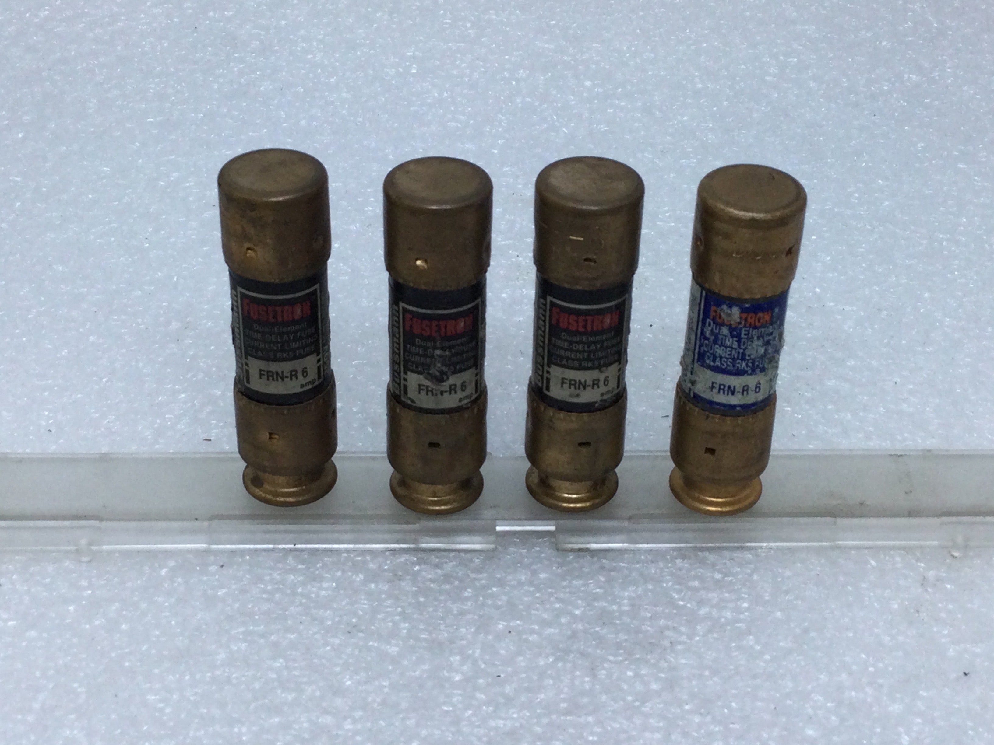 Bussmann/Fusetron FRN-R-6 6 Amp 250V Dual Element Class RK5 Fuse - Lot