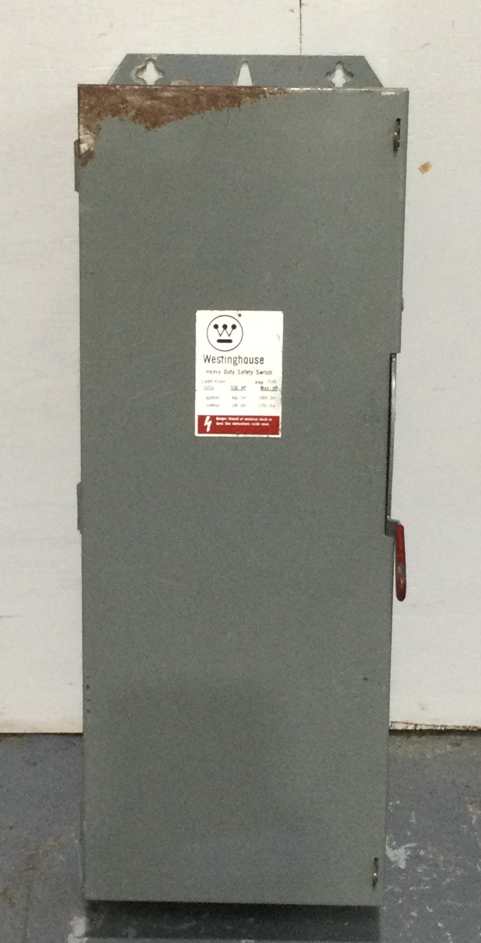 Westinghouse HFN364 200 Amp 600V 3 Phase Safety Switch
