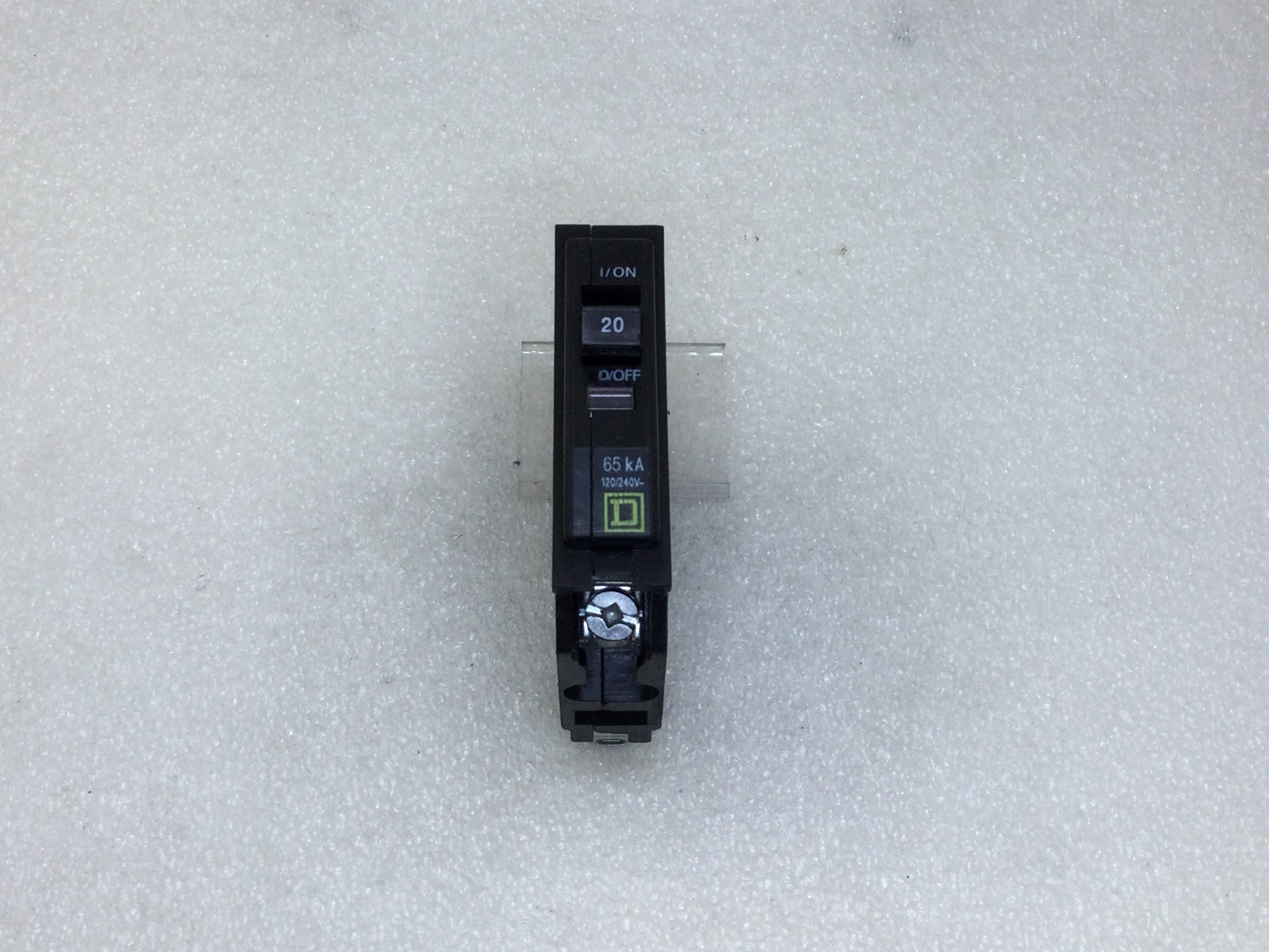 Square D QH120 Single Pole 20A 65kA 120/240VAC Type QH Circuit Breaker