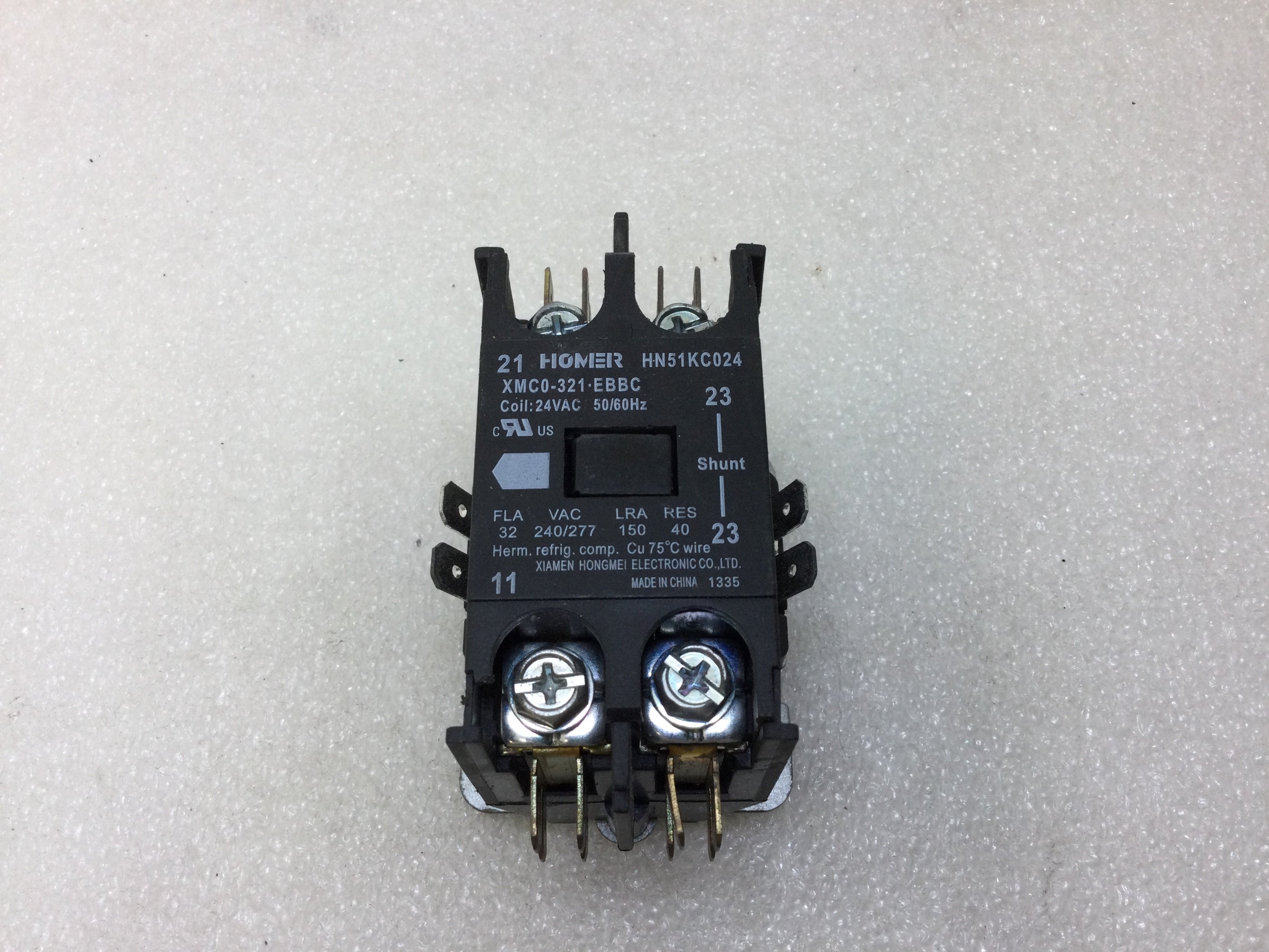 Homer XMC0-321-EBBC HN51KC024 32 Amp 2 Pole 240/277V Contactor w/ 24 V