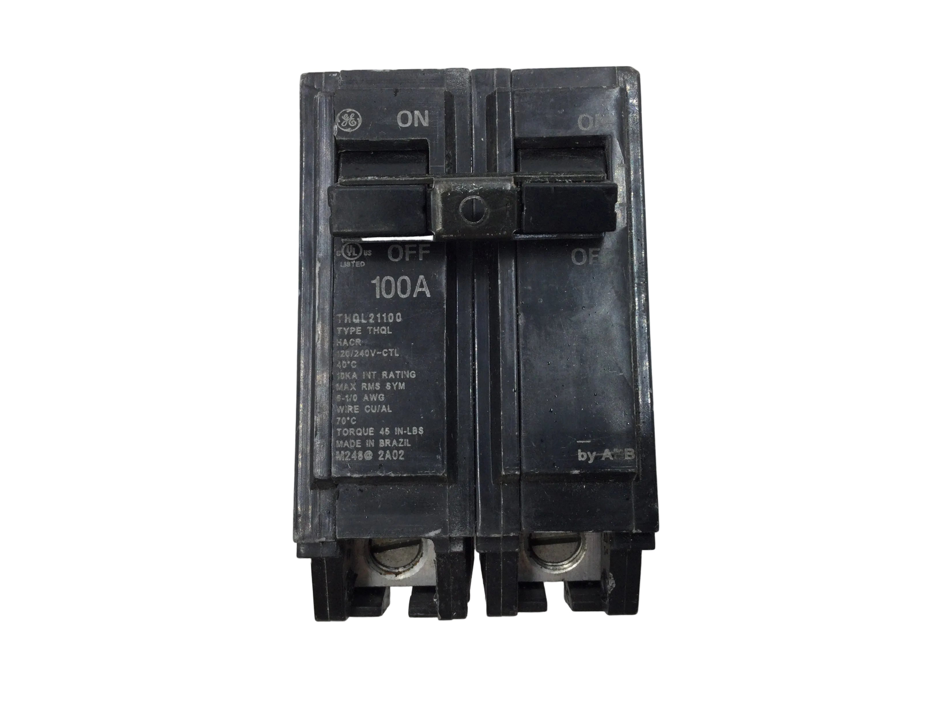 General Electric THQL21100 100 Amp 2 Pole 120/240V Circuit Breaker