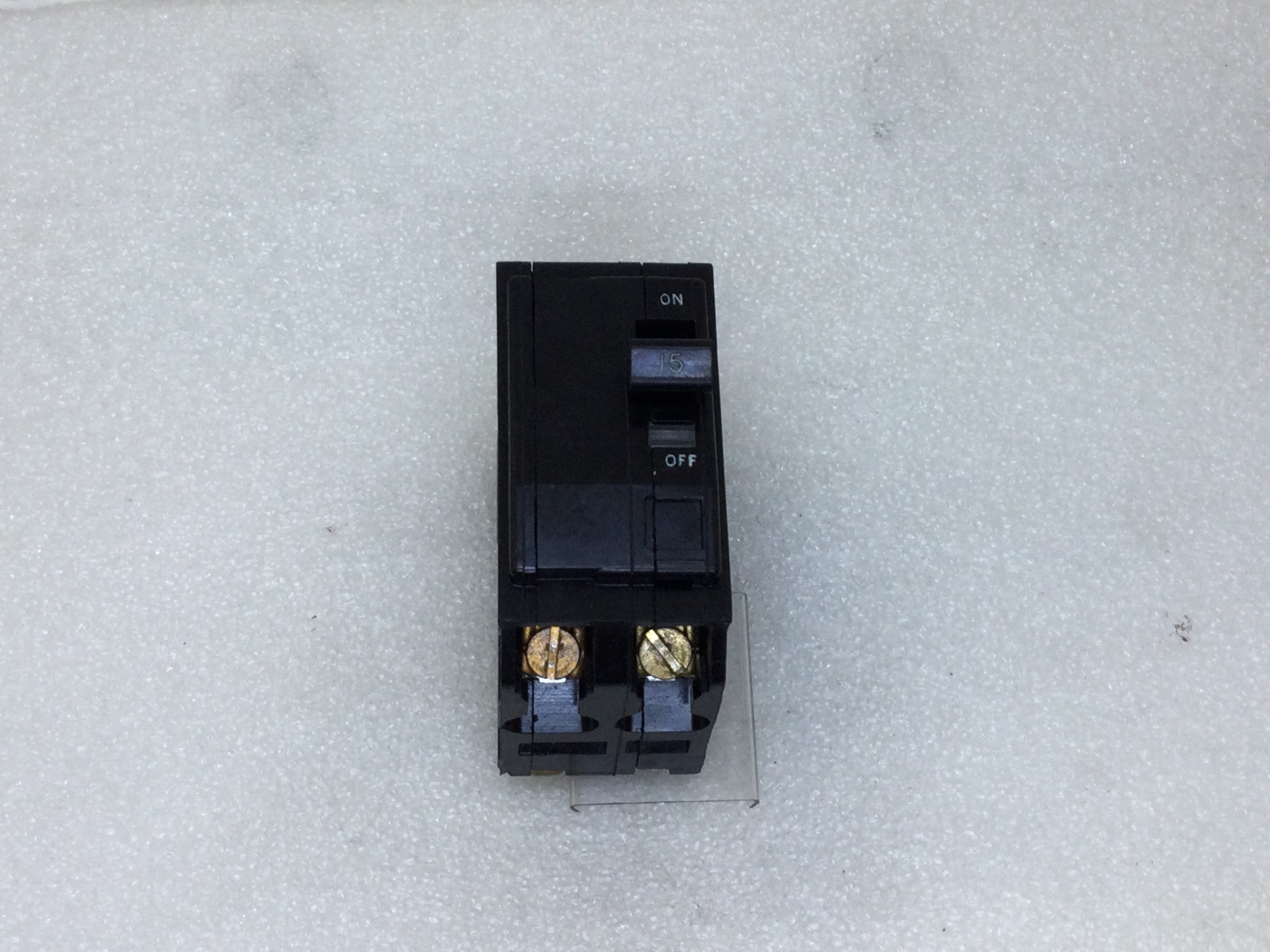 Square D QO215 15 Amp 2 Pole 120/240V Circuit Breaker - Black Face