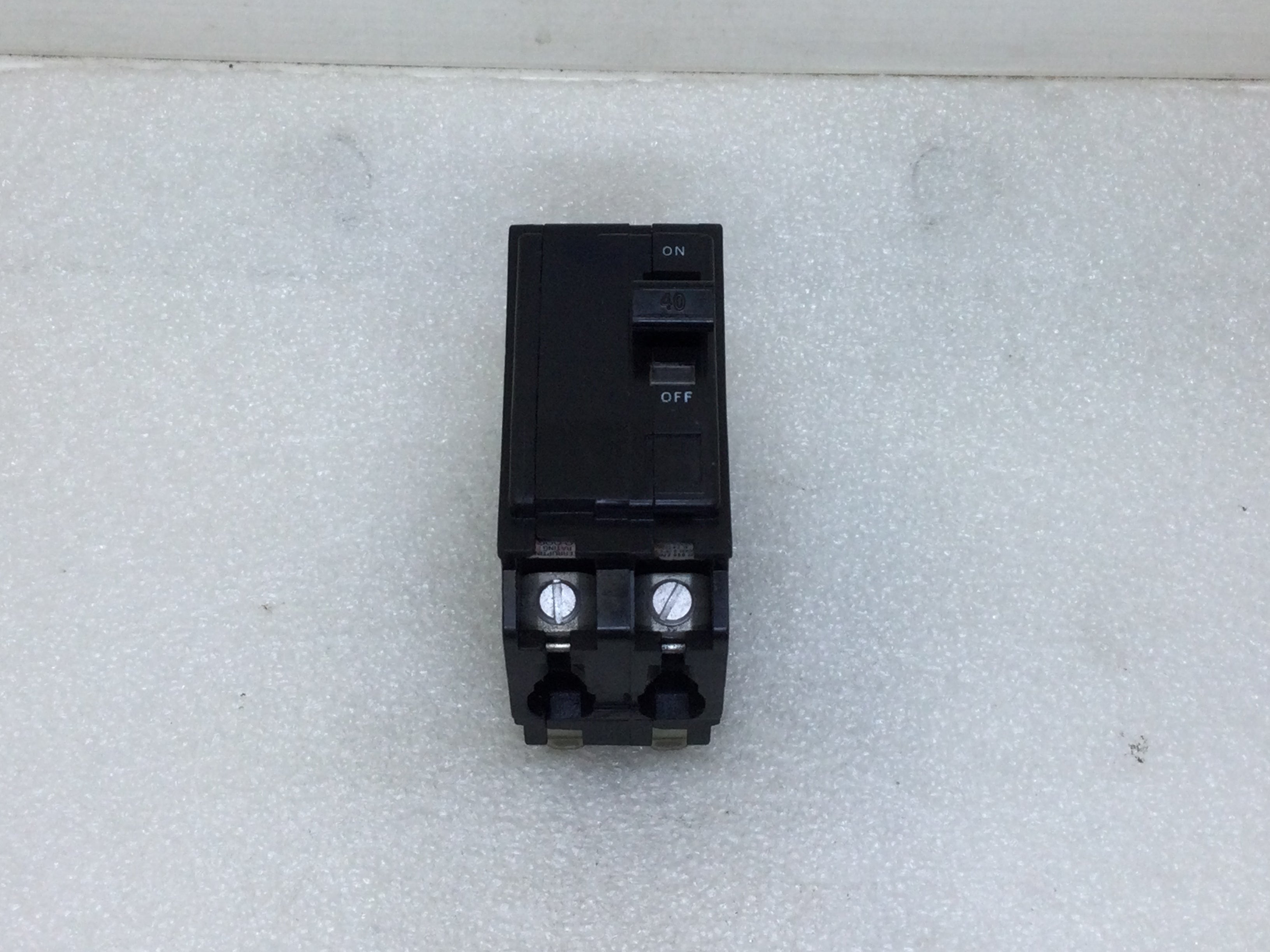 Square D QOB240 40 Amp 2 Pole 120/240v Bolt-On Circuit Breaker - Black