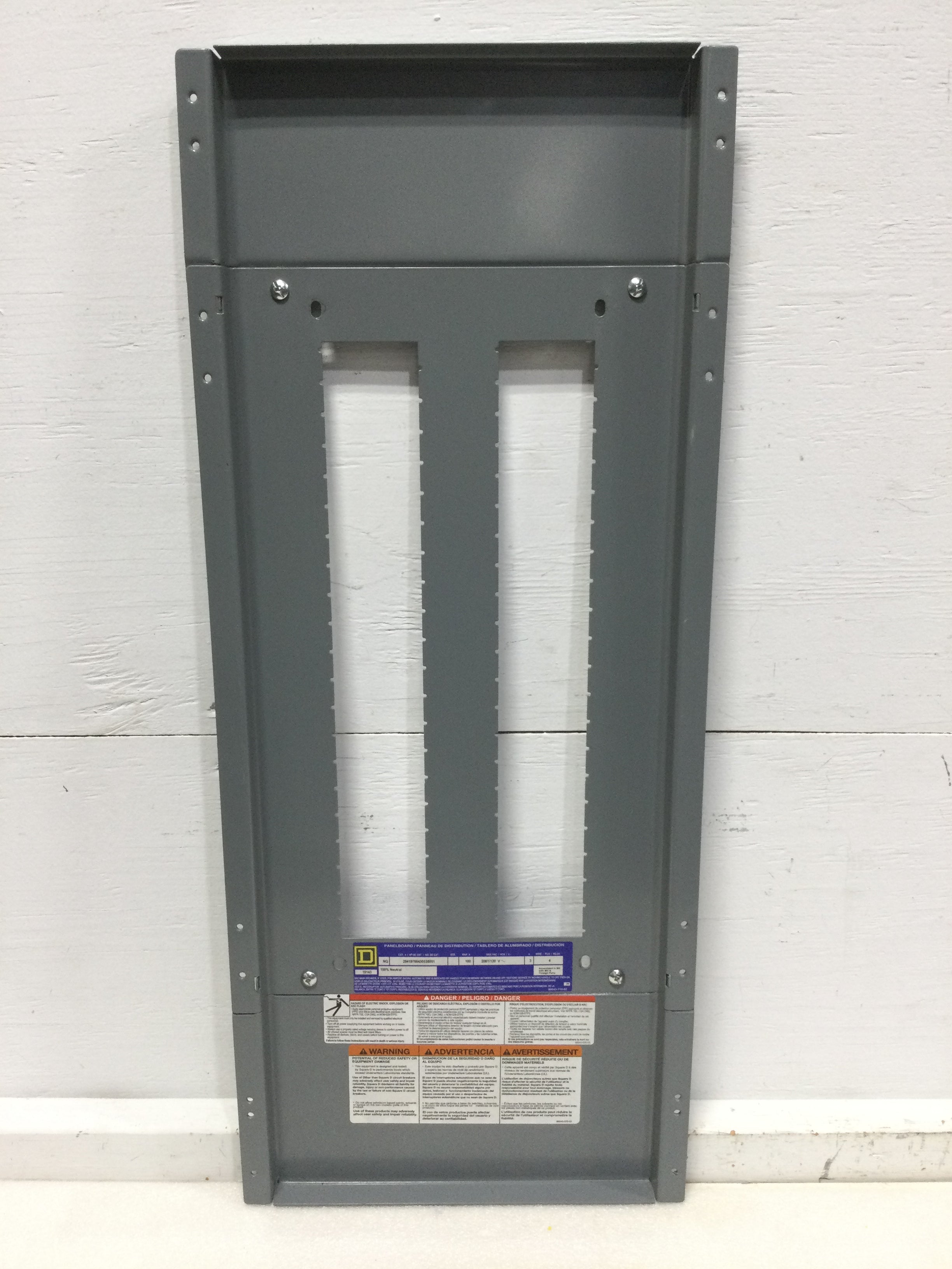 Square D Schneider Electric NQ Deadfront 29 7/8" x 12 3/8"