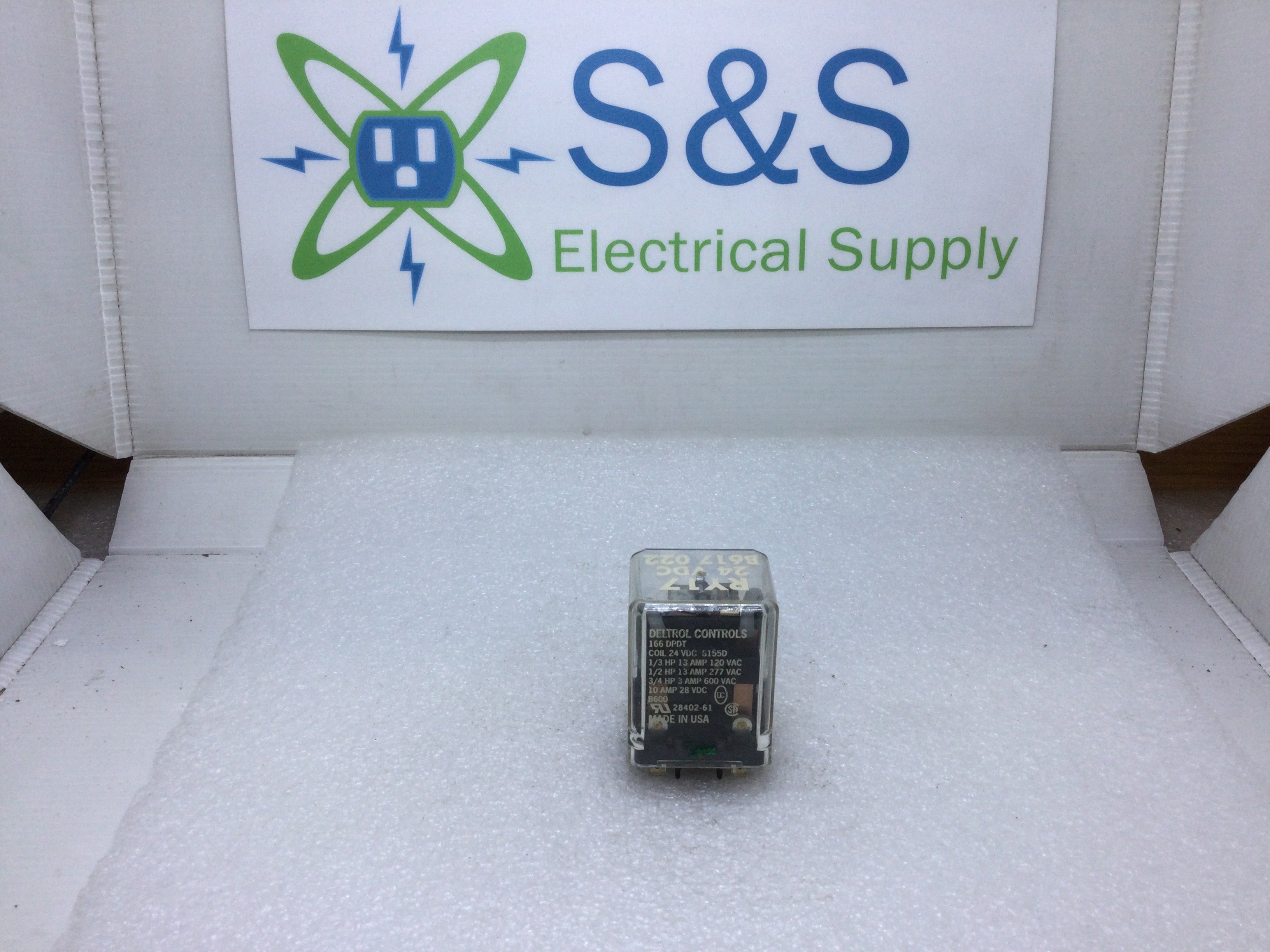 Deltrol Controls 28402-61 Power Control Relays Series 166 DPDT 13 Amp