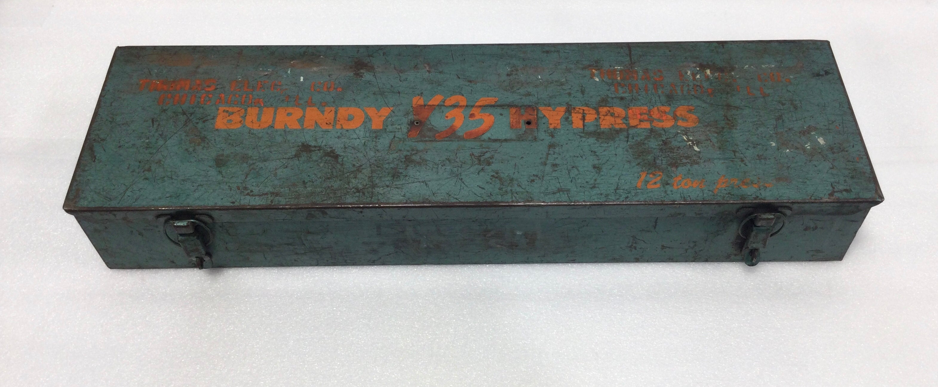 Burndy Y35 Hypress Cable Crimper 12 Ton Press 24 3/4" x 7 1/2"