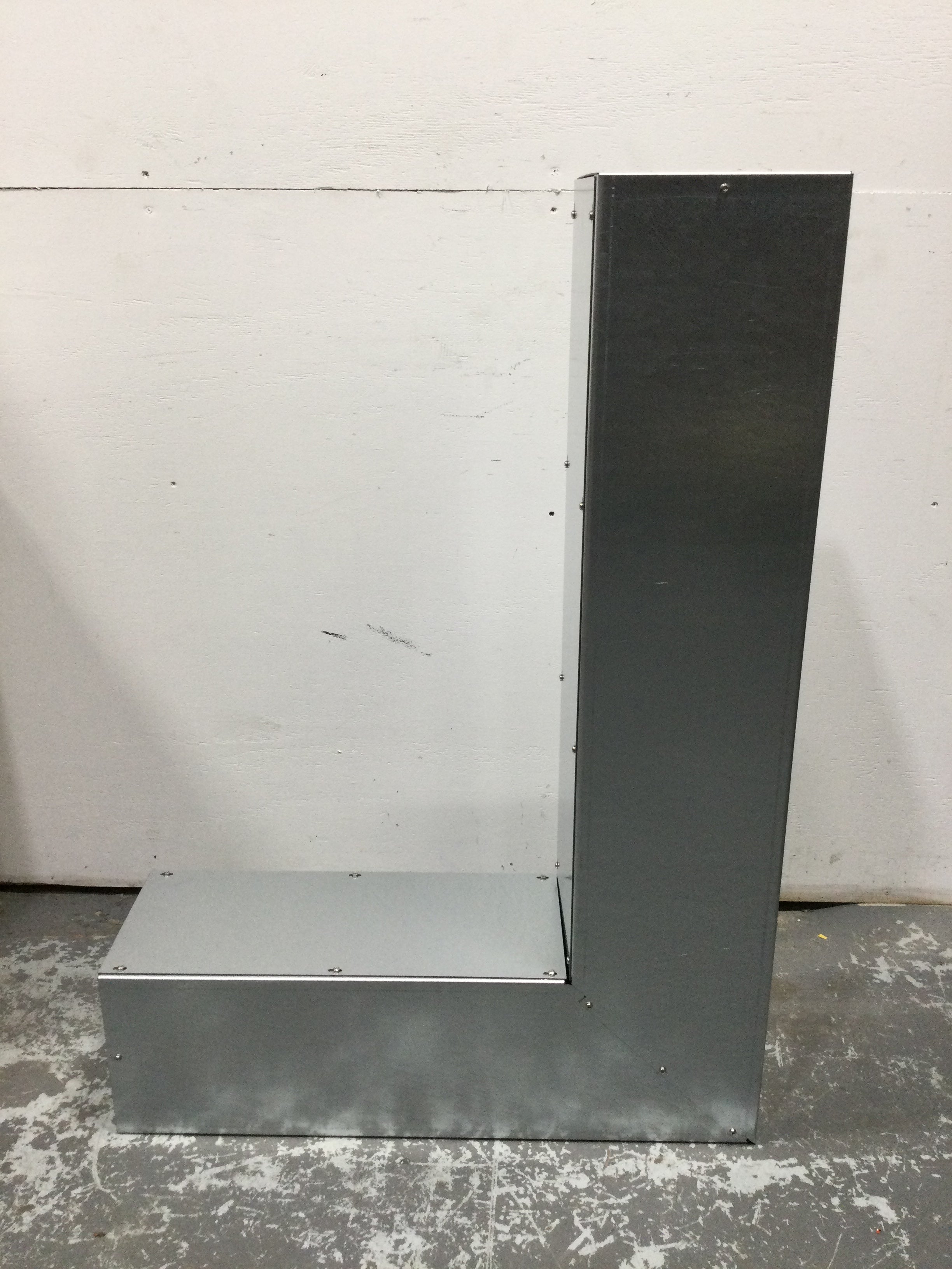 Wire Trough, Wireway Steel L Channel - 48" x 34" x 10"