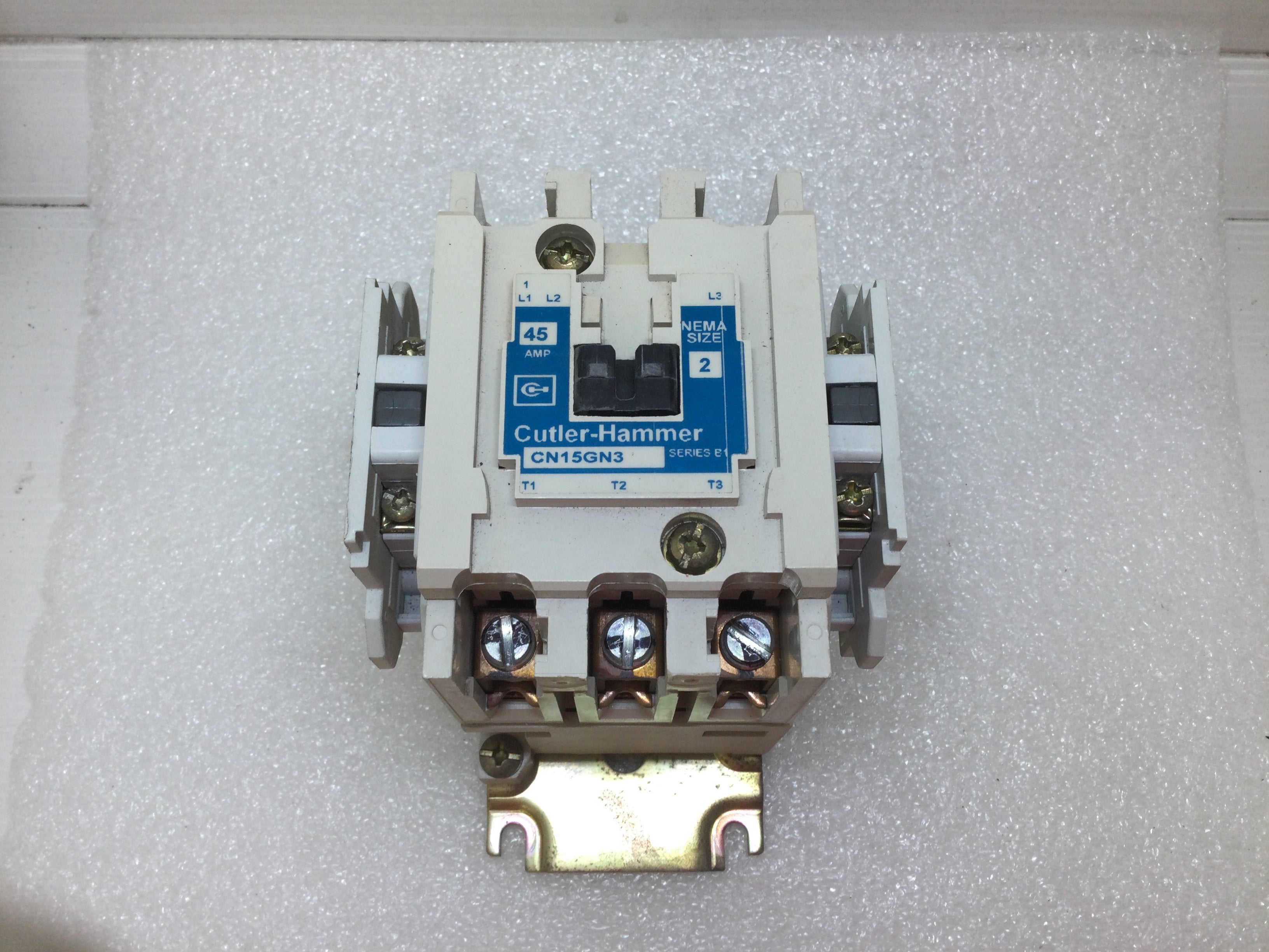 Cutler Hammer CN15GN3 Contactor Size 2 45 Amp w/110-120V Coil 50/60HZ