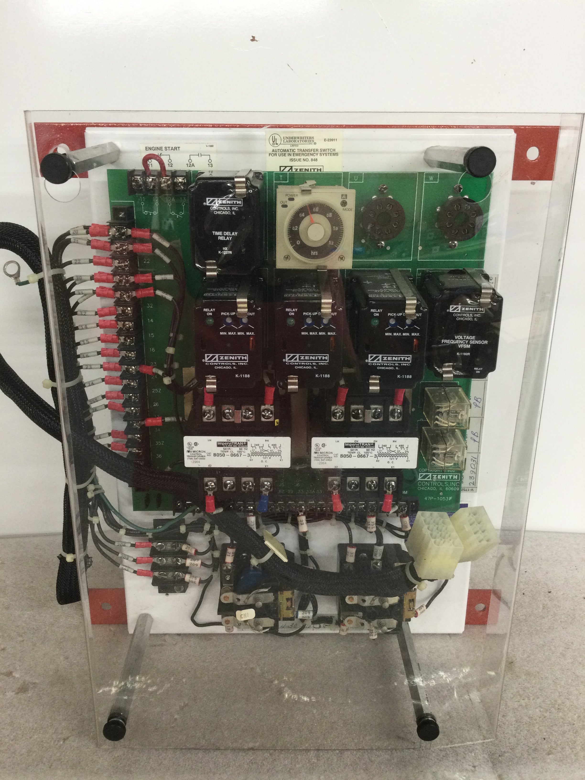 GE Zenith Controls 47P-1053F ZTS Style Automatic Transfer Switch SSRCP