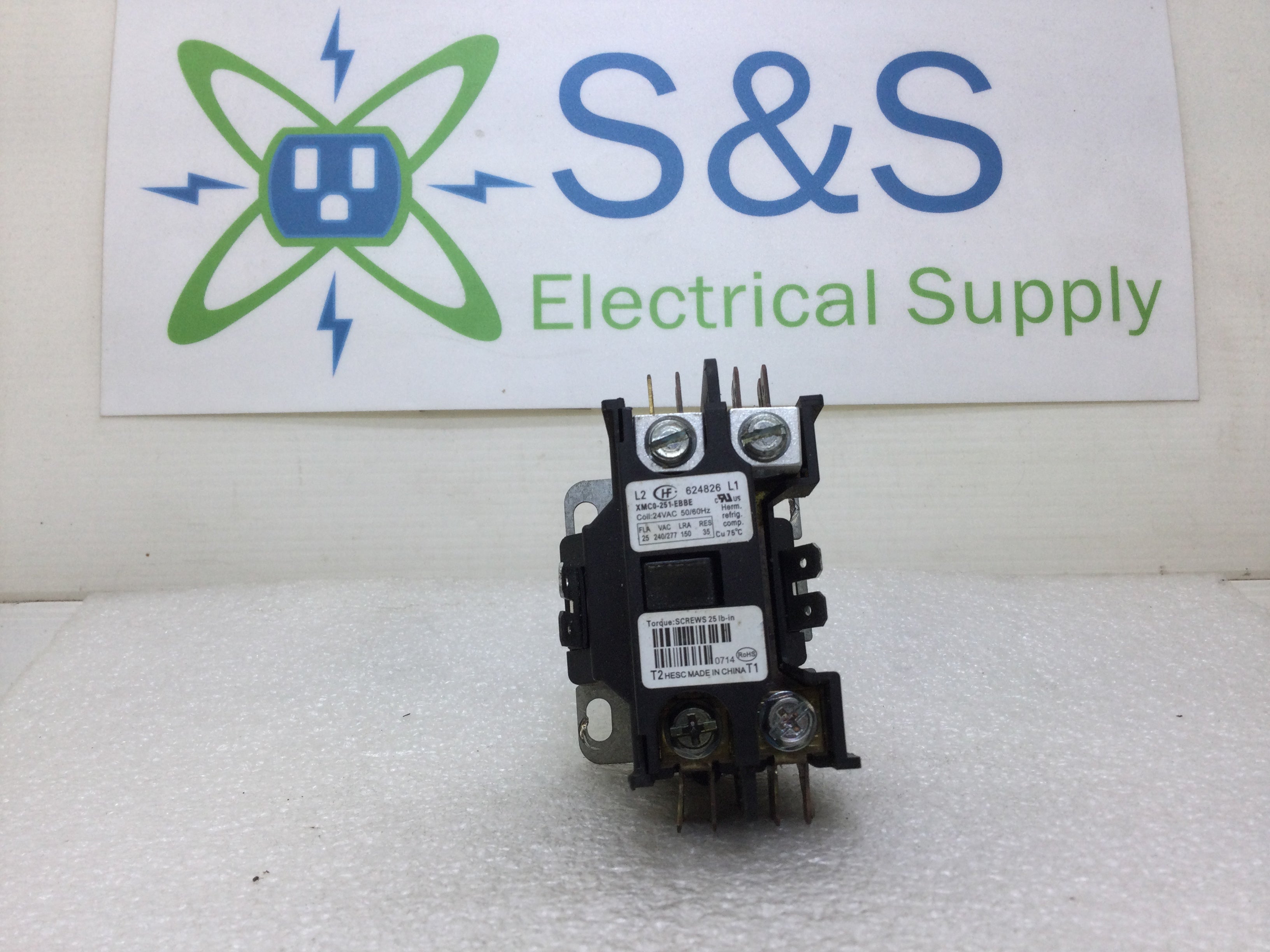 Zettler Controls XMC0-251-EBBE 2 Pole 25 Amp 240/277 VAC IEC Contactor