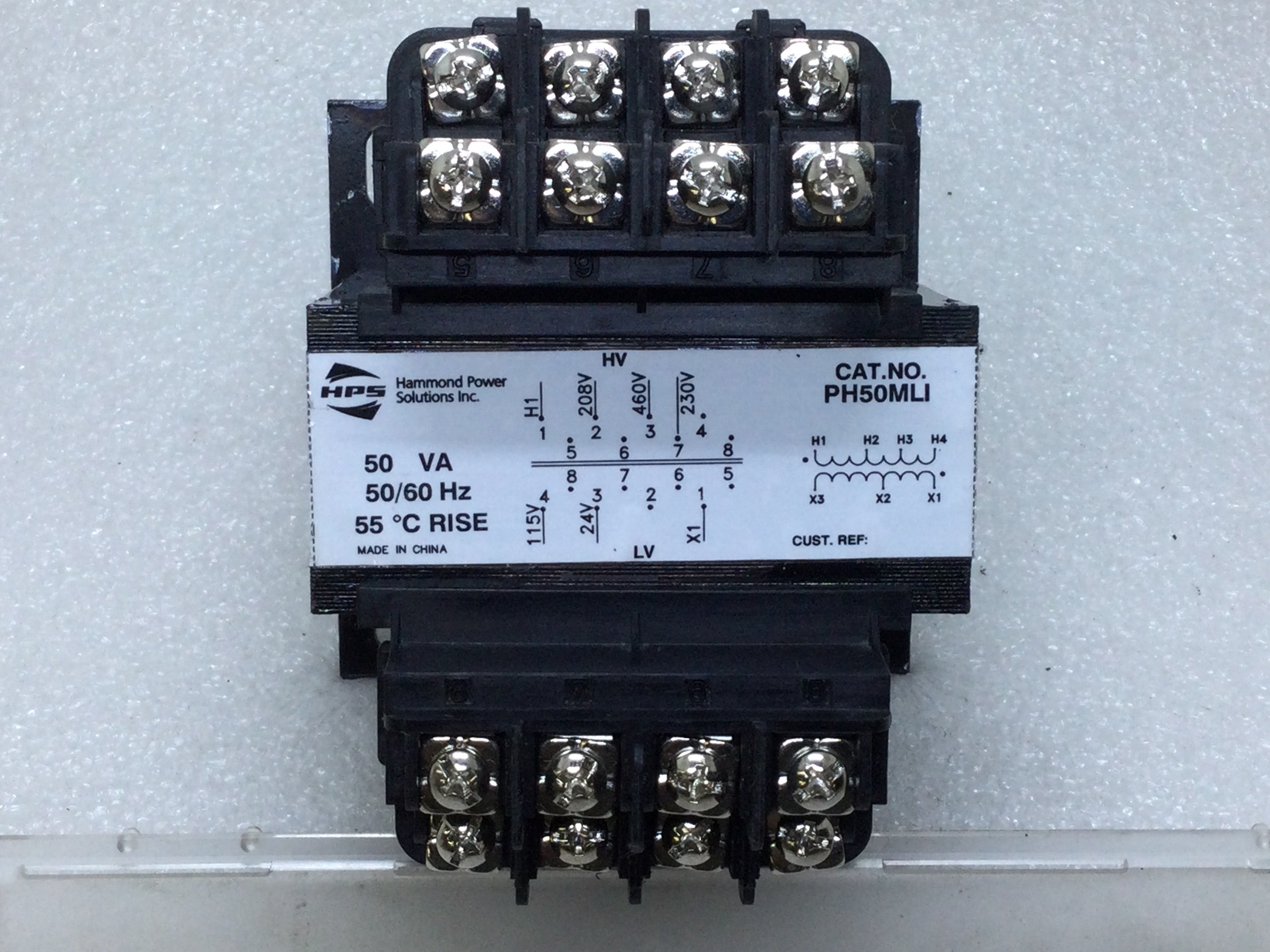 Hammond Power Solutions PH50MLI Industrial Control Transformer 50VA 50