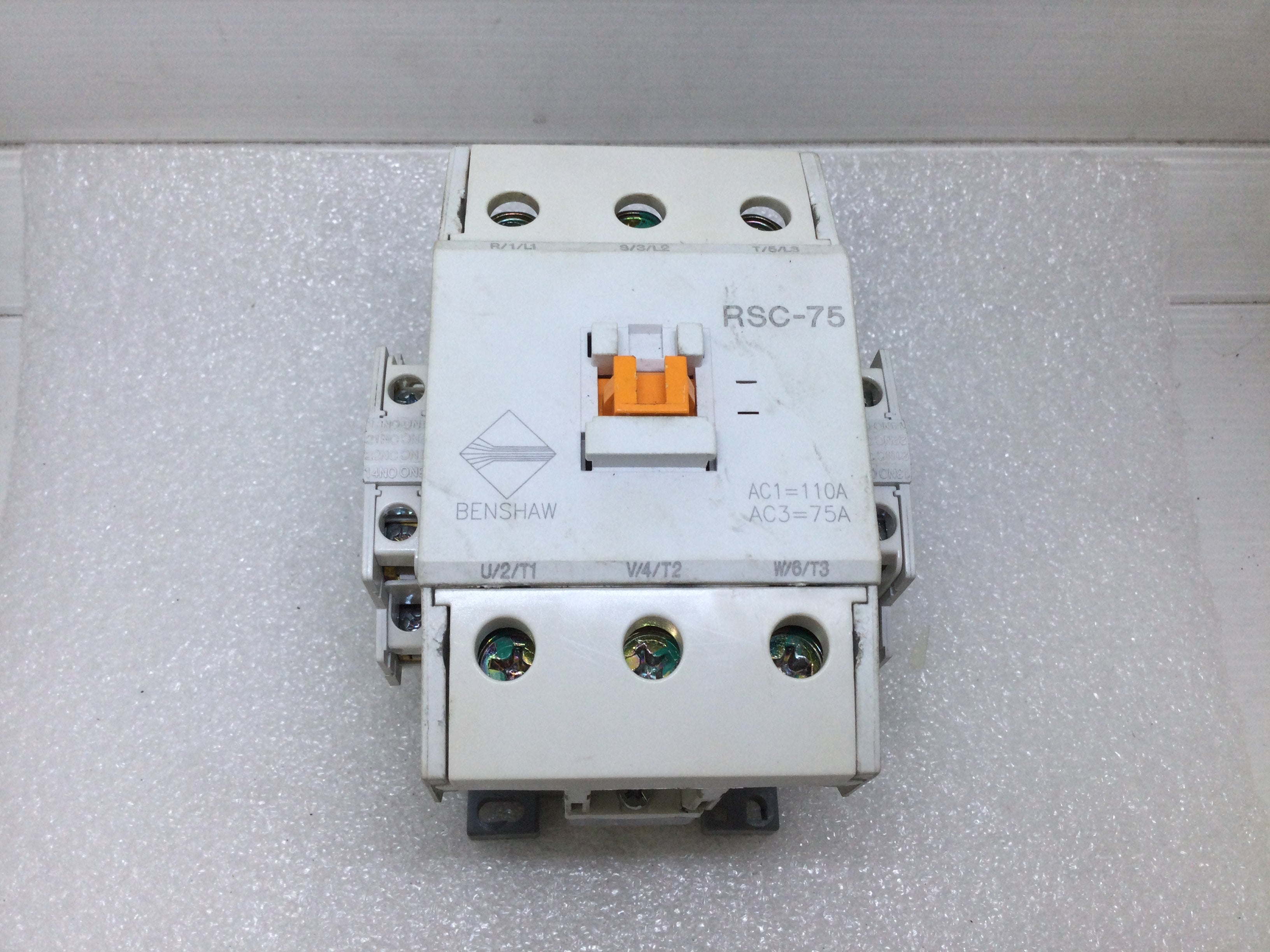 Benshaw RSC-75 Magnetic Contactor 70 Amp 600Vac Coil 120V