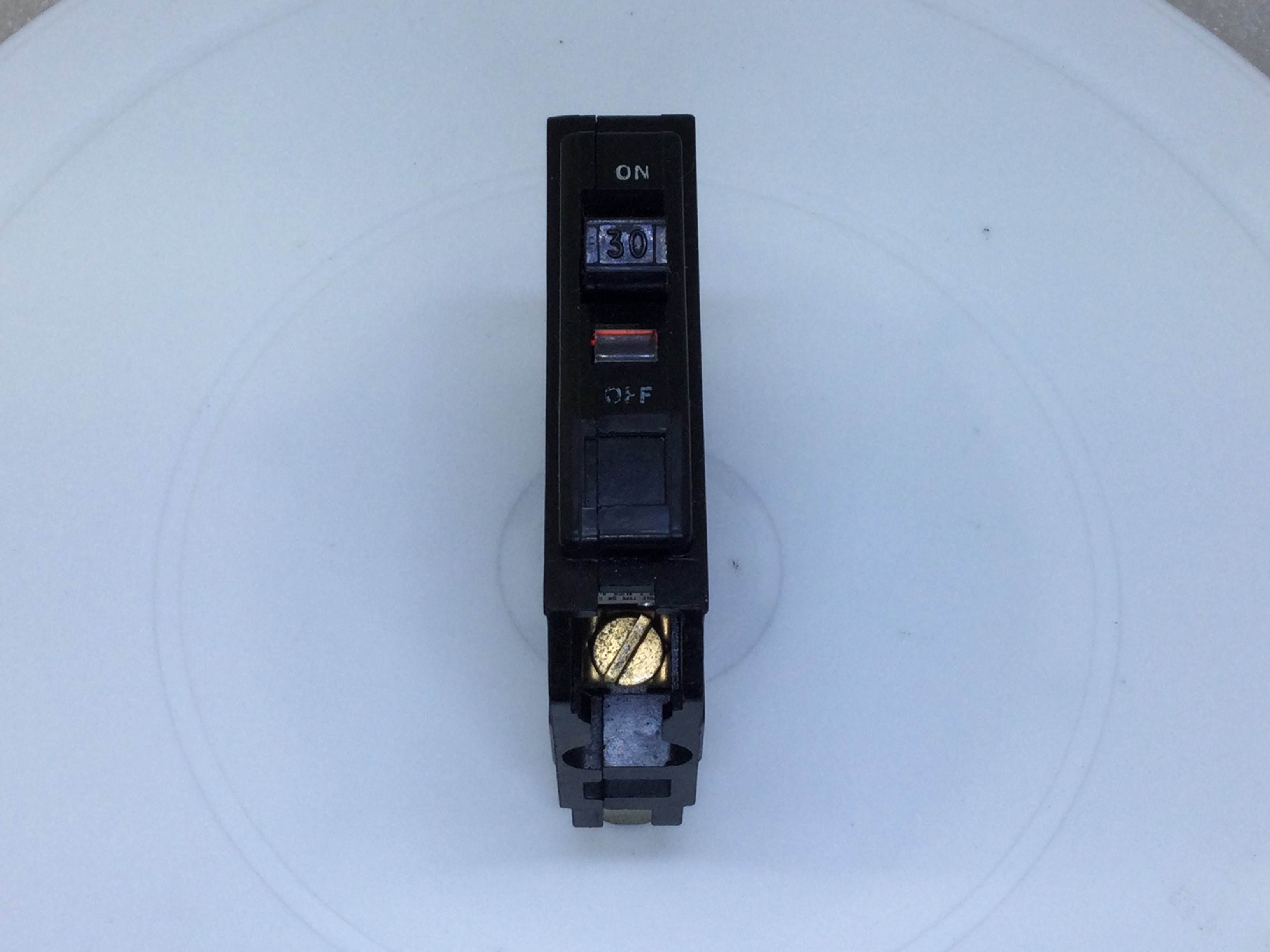 Square D QO130 30 Amp 1 Pole 120/240V Type QO Circuit Breaker - Black