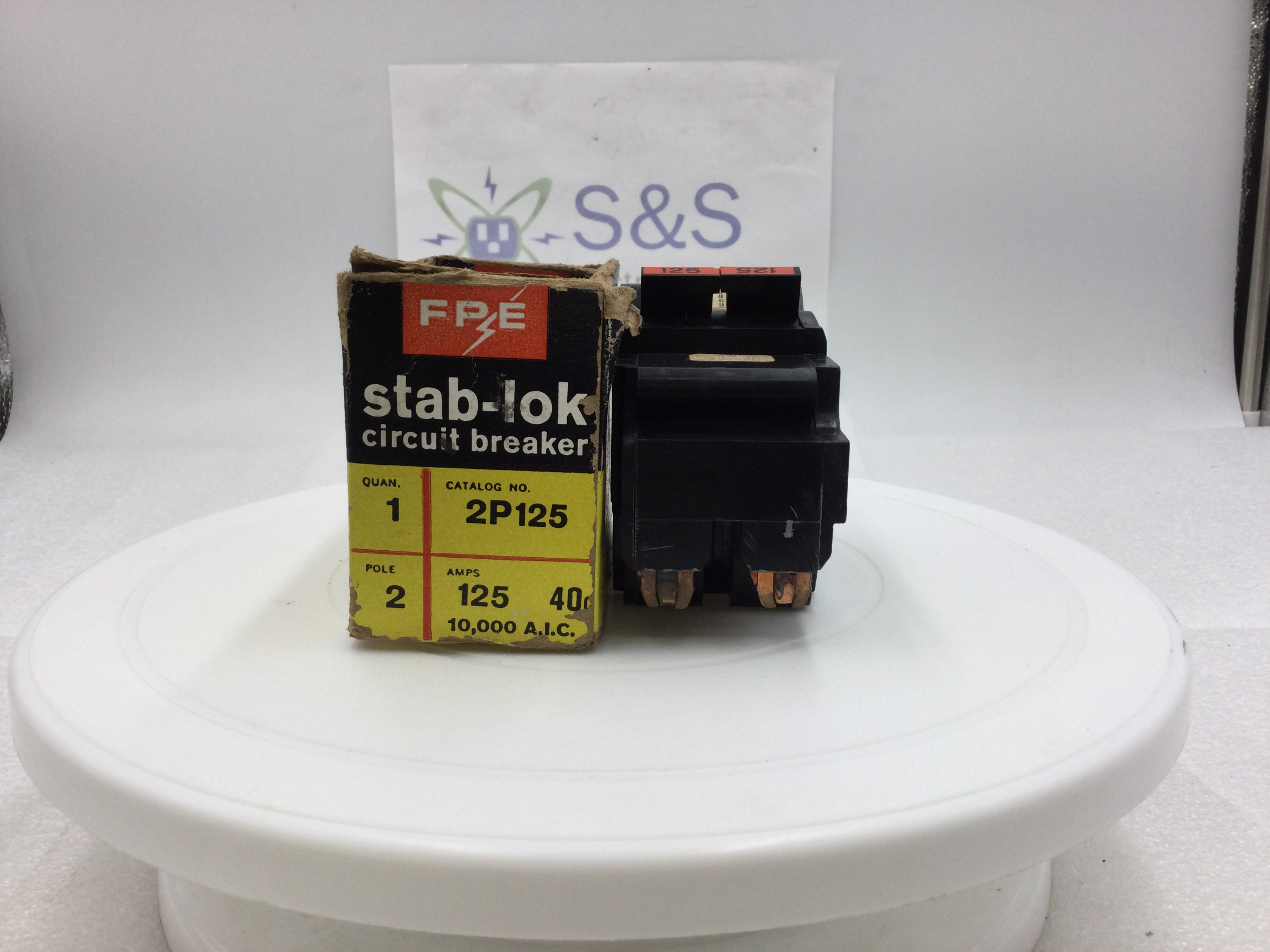 FPE Federal Pacific 2P125 125 Amp 2 Pole Stab-Lock Circuit Breaker