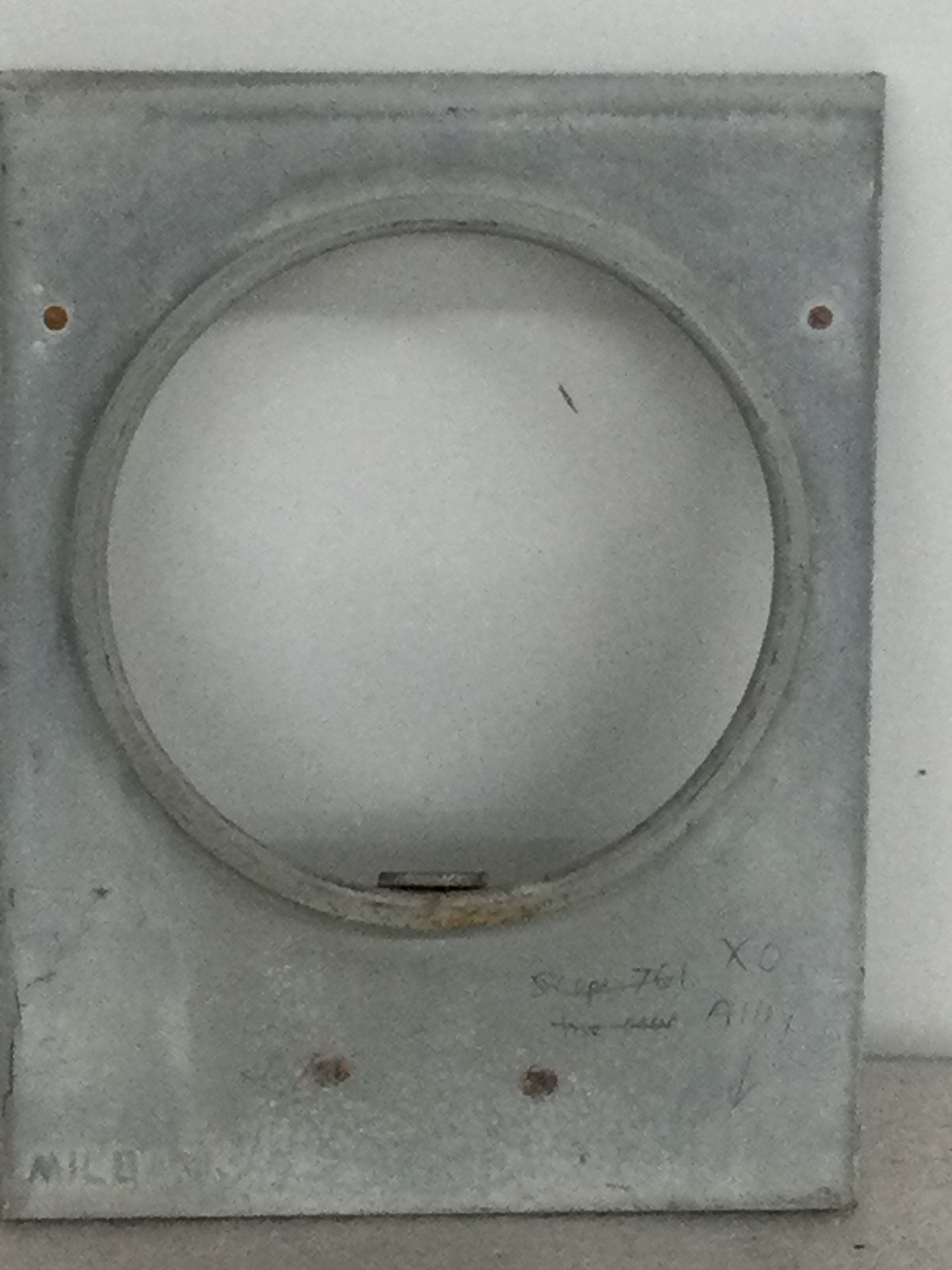 Milbank Nema 3R Ring Type Meter Cover with Back Latch 10 1/2" x 8"