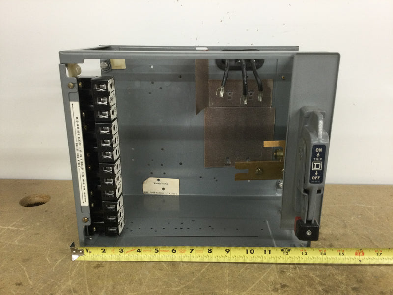 Square D 8998-ED401-C Motor Starter Bucket Box 480 VAC 3 Phase 25 HP