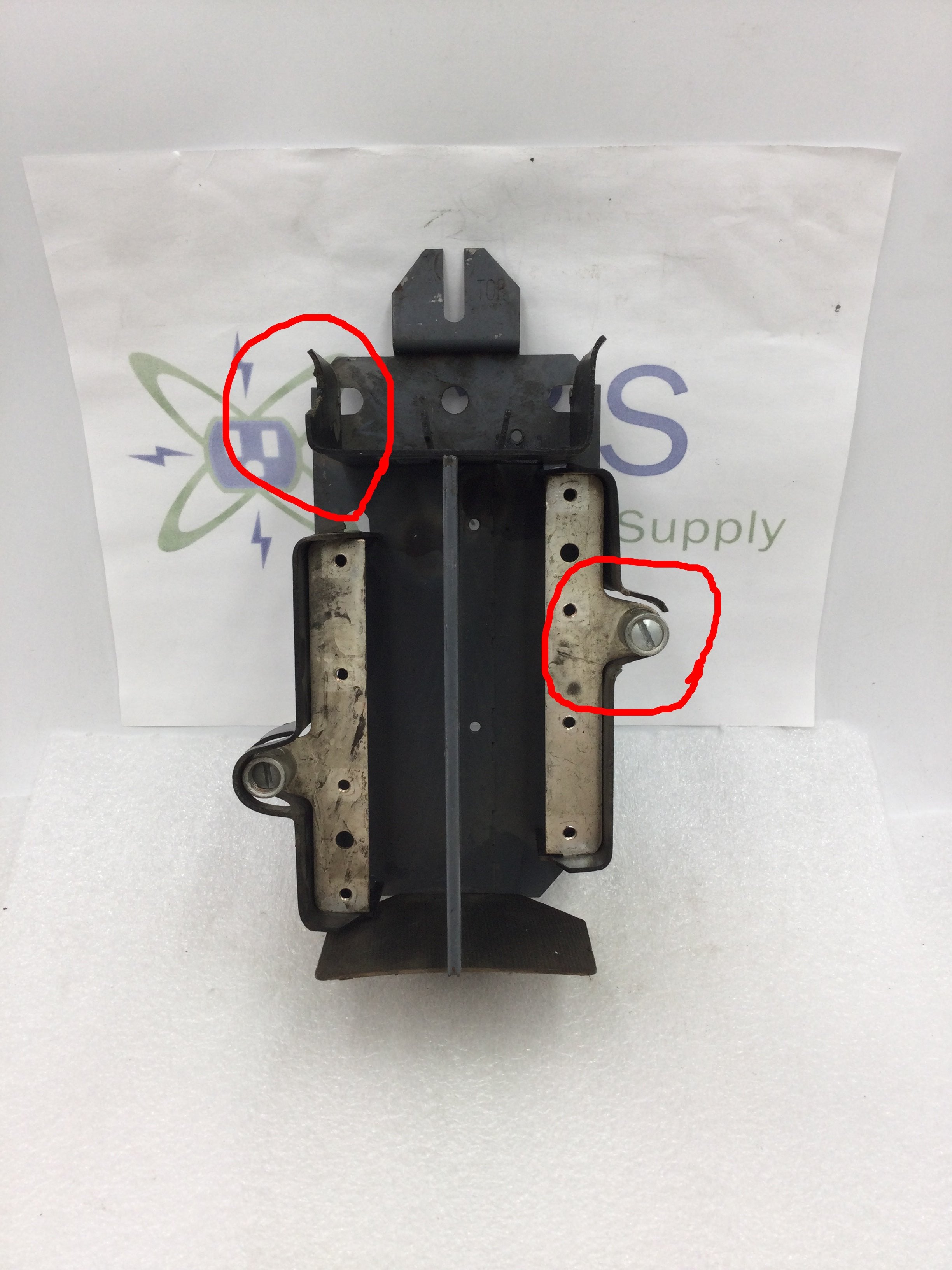 Pushmatic Bulldog 100 Amp 7 Space 120/240 VAC Load Center Guts Only 5"