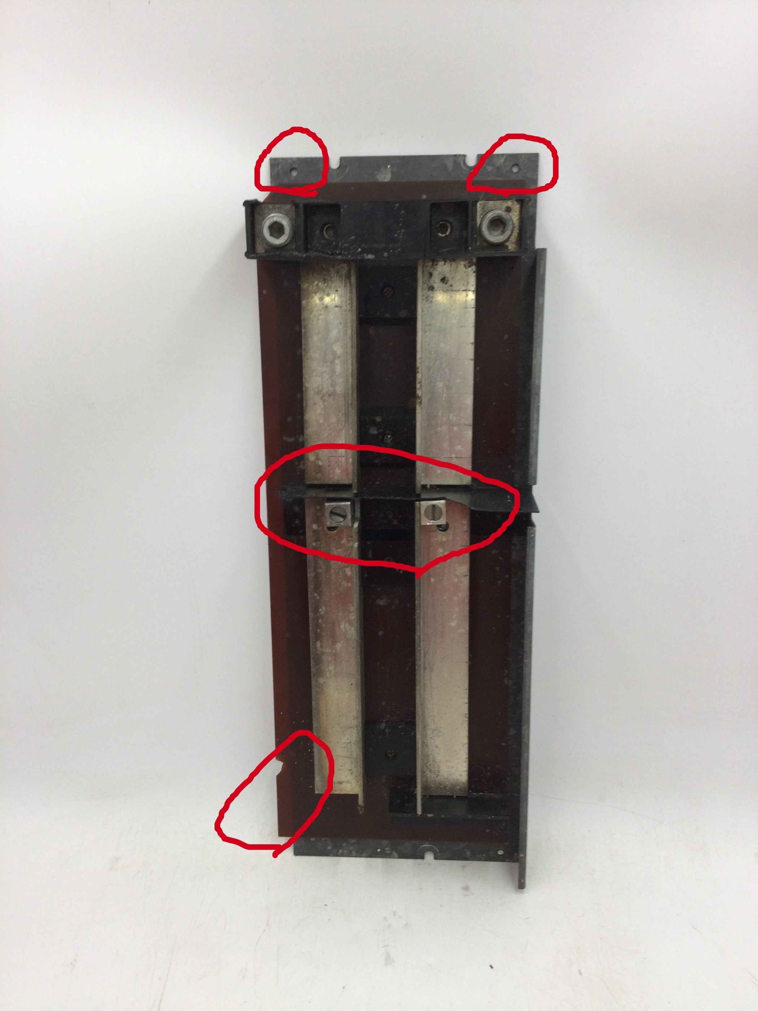 Zinsco Panel Guts for Box Z205X10 6.5" X 17.5"