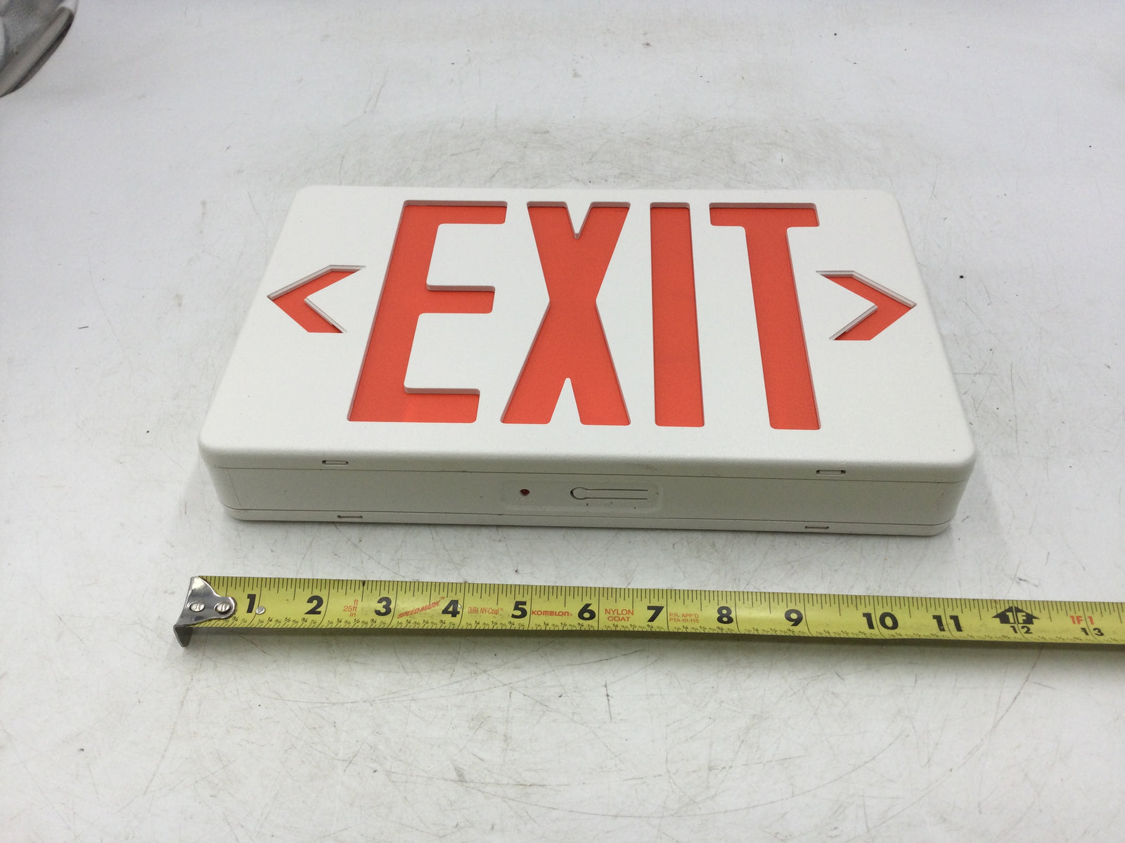 Evenlite Telesis TLXEMRUW Exit Sign 120/277 VAC 2 Watts Universal Moun