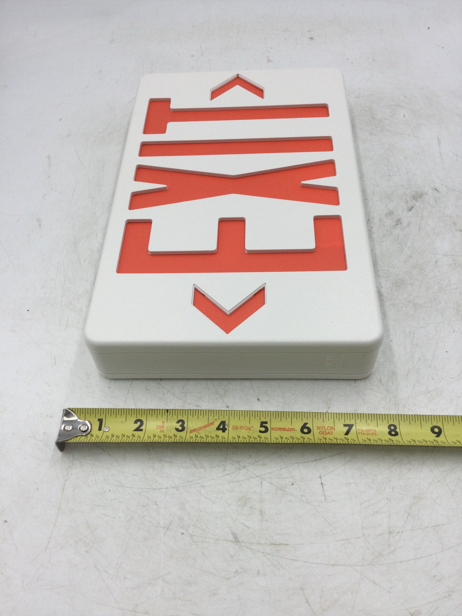 Evenlite Telesis TLXEMRUW Exit Sign 120/277 VAC 2 Watts Universal Moun