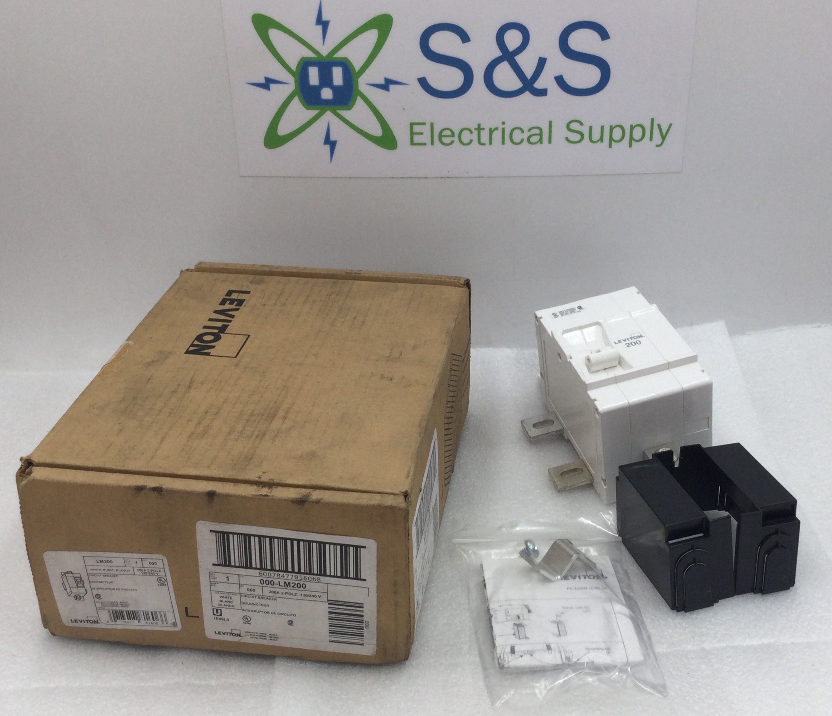 Leviton LM200 200 Amp 2 Pole 120/240V 60Hz 22kA Main Thermal Circuit B