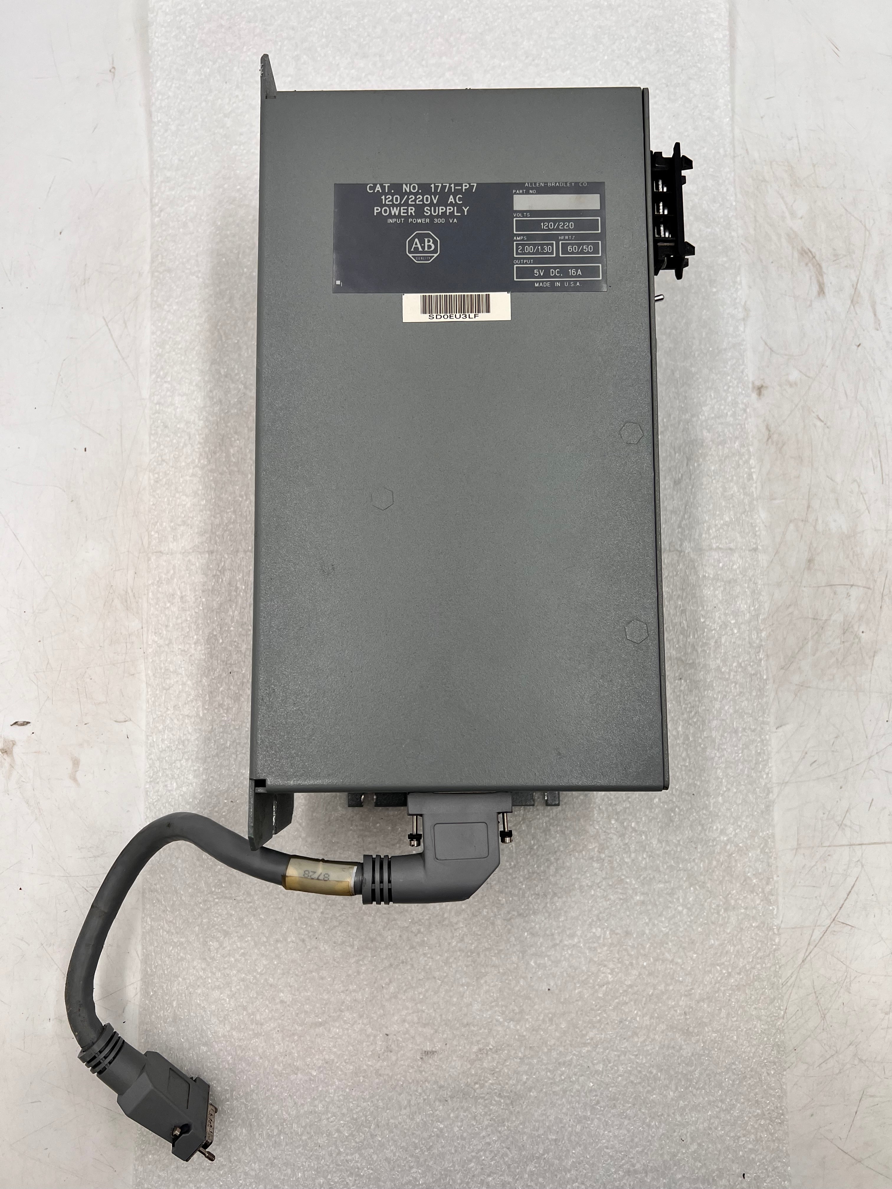 Allen-Bradley 1771-P7 120/220v AC Power Supply For Use With PLC Proces