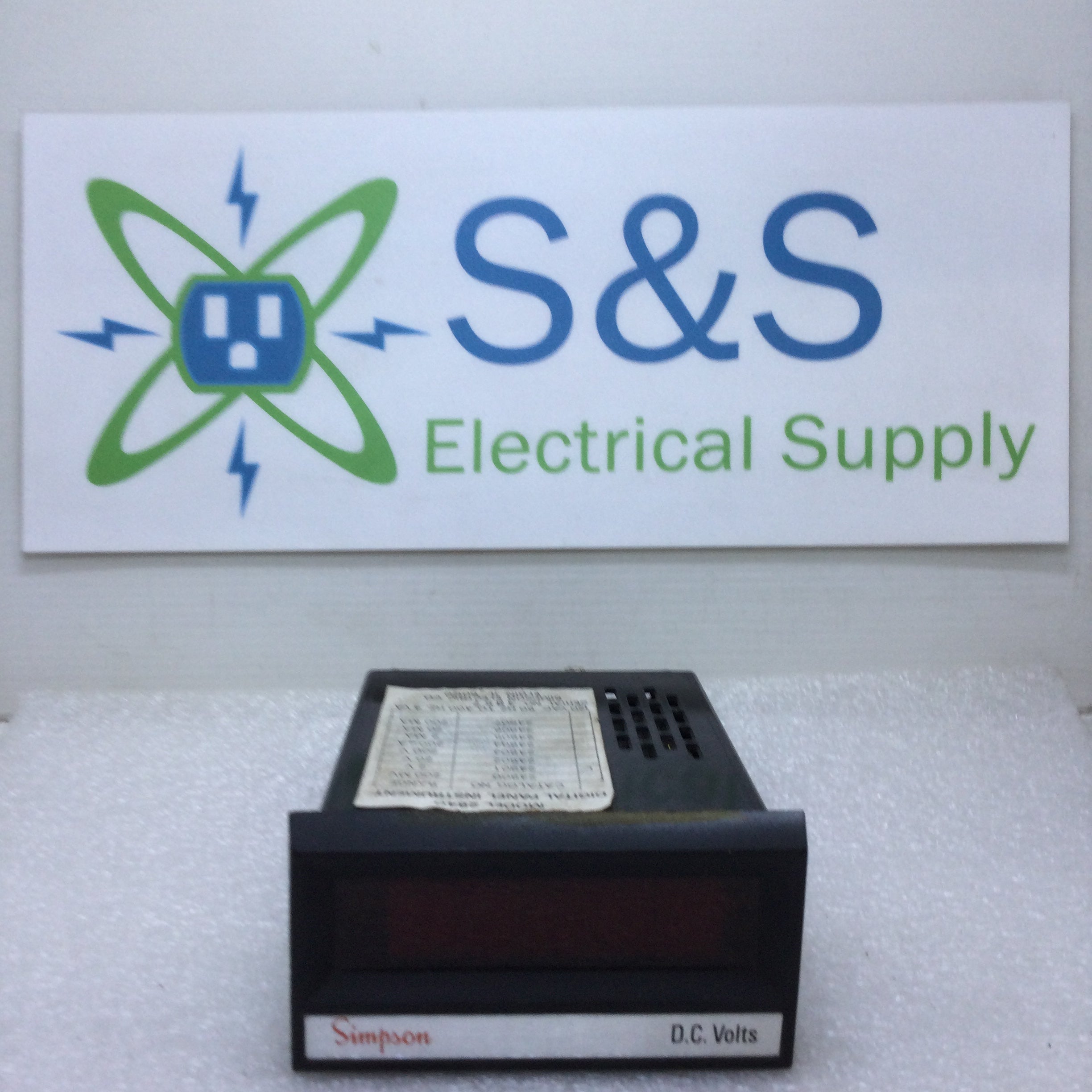 Simpson 24801 Model 2840 Digital Panel Instrument 2V 120V 50/400HZ