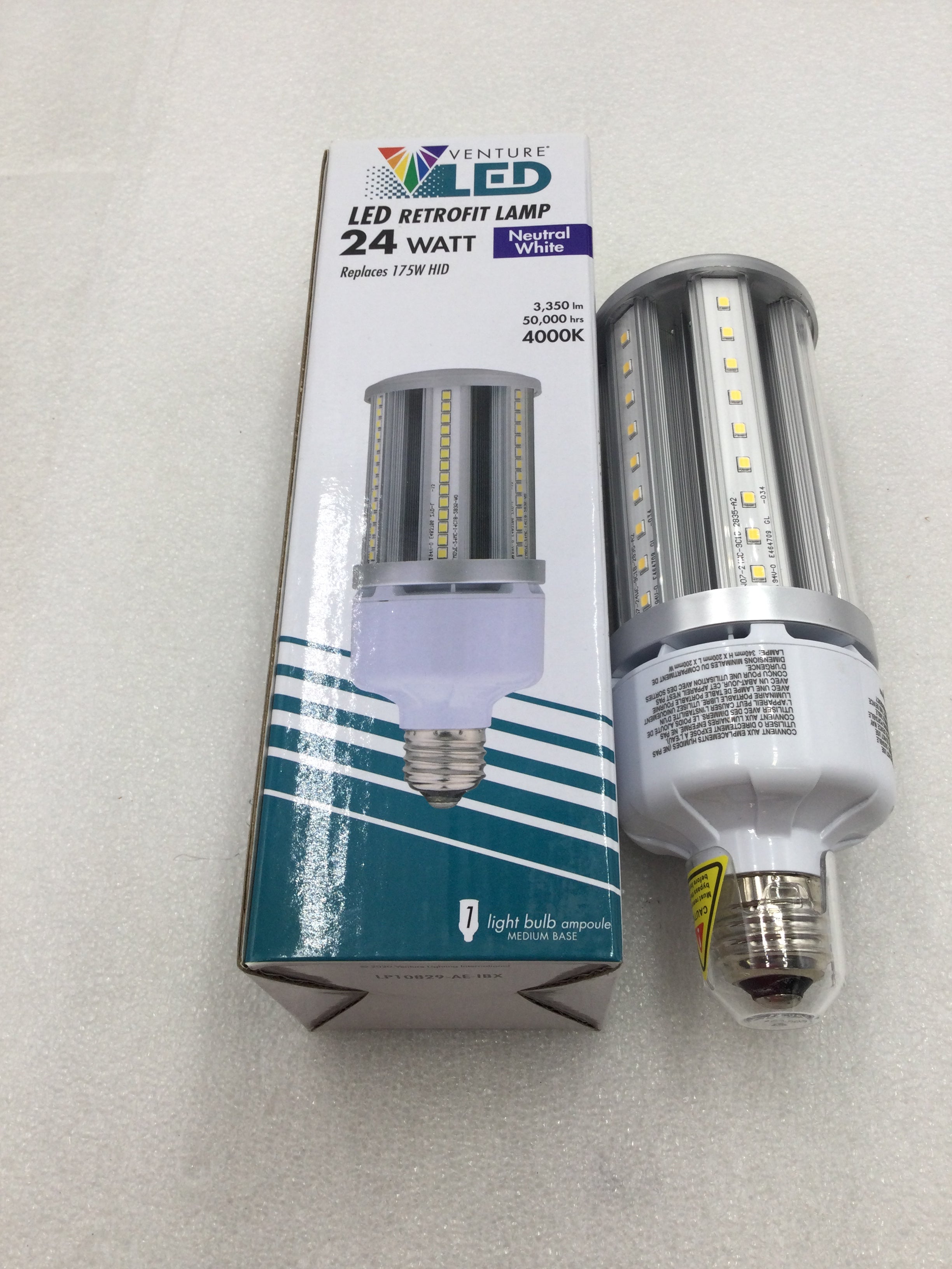 Venture Lighting LP10829 24 Watt Neutral White LED Retrofit Lamp 100-2