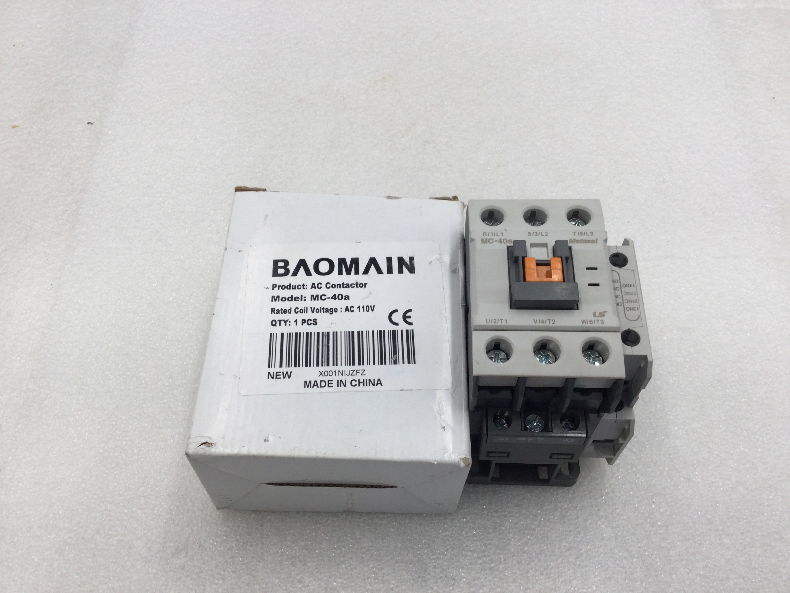 Baomain MEC MC-40A 3 Phase General Purpose Contactor 40 Amp 240-690 VA