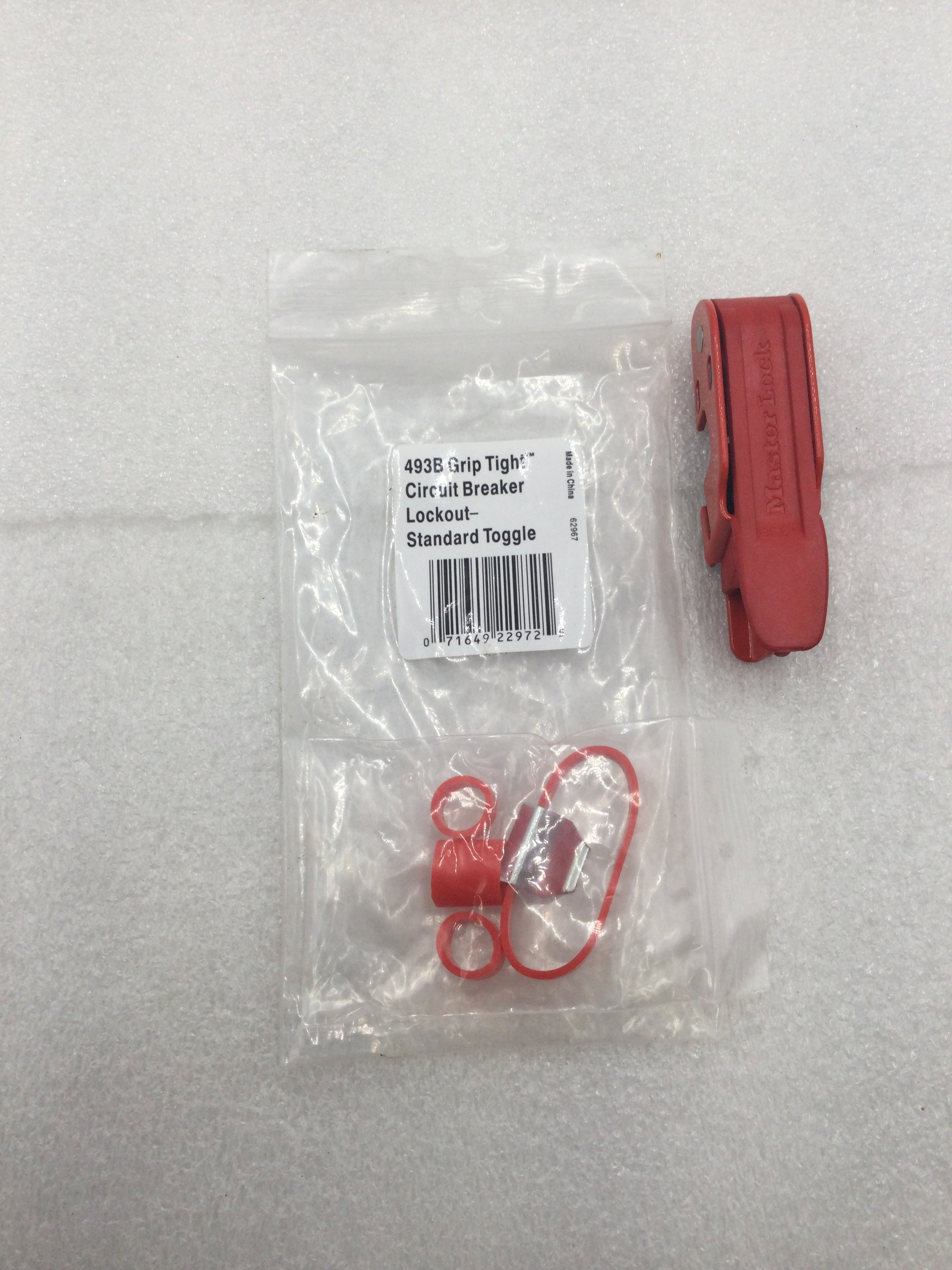 Master Lock 493B Grip Tight Circuit Breaker Lockout for Standard Toggl