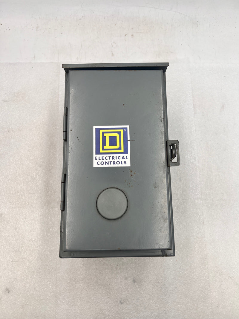 Square D 30 Amp Class 8903 Type S Lighting Contactor Enclosure without