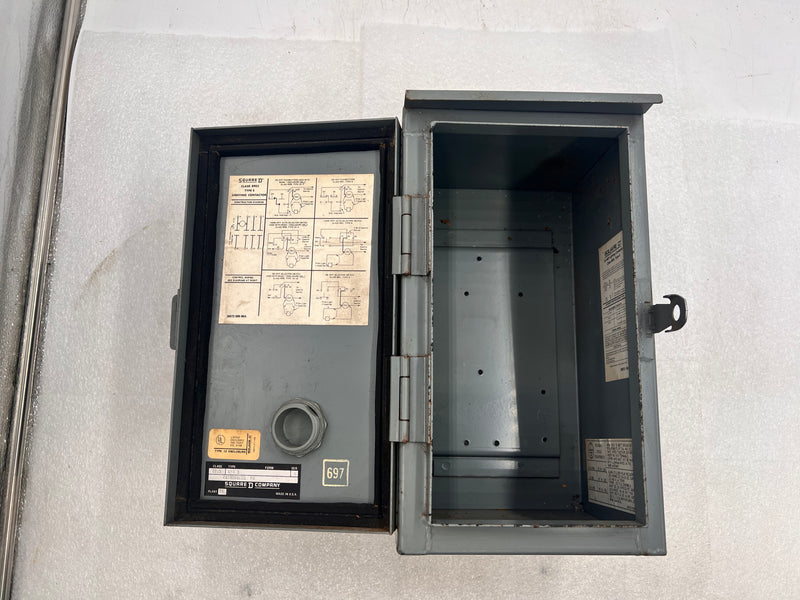 Square D 30 Amp Class 8903 Type S Lighting Contactor Enclosure without