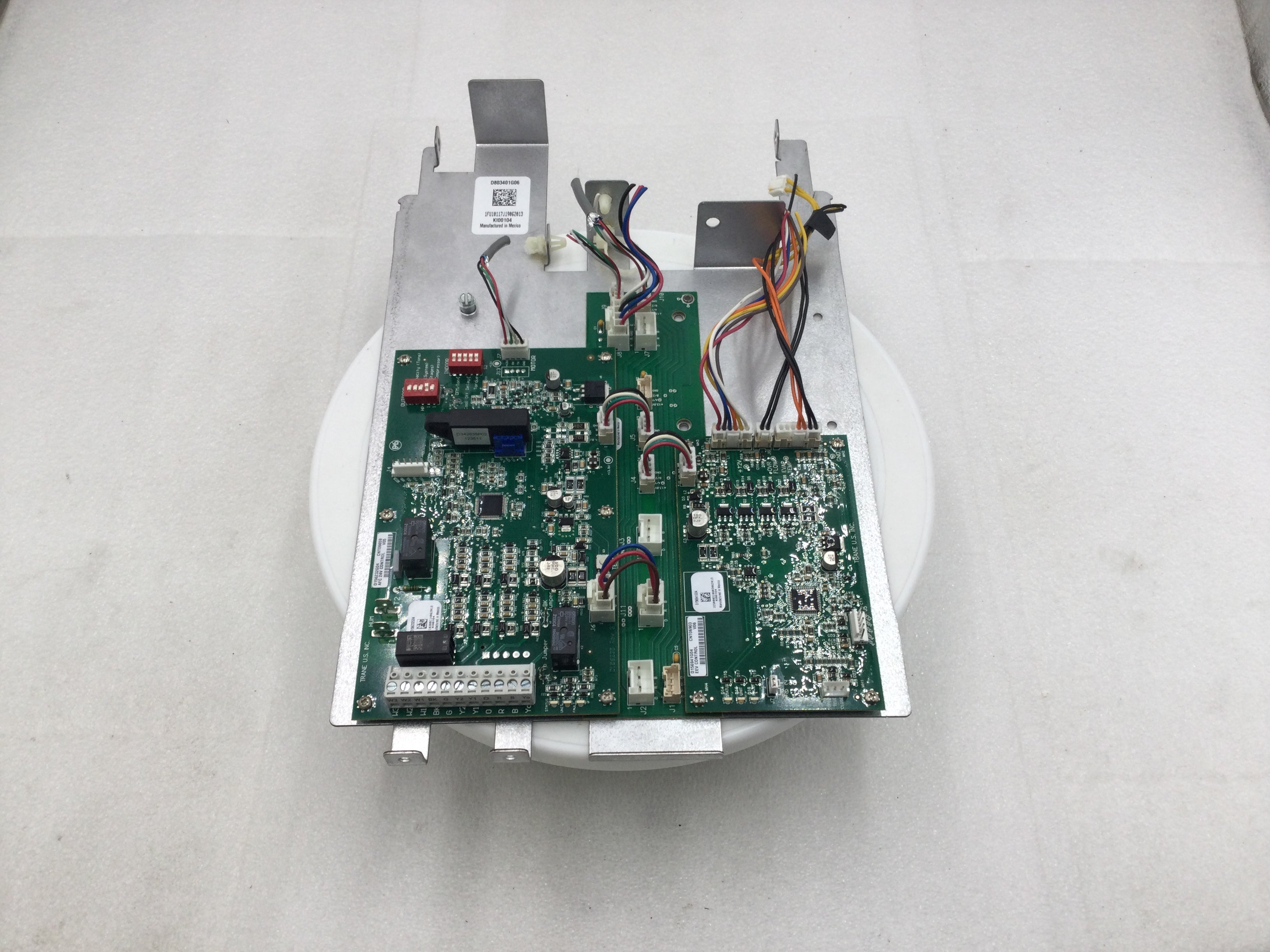 Trane D803401G06 Complete Control Board w/ Back Panel K100104 CNT06659