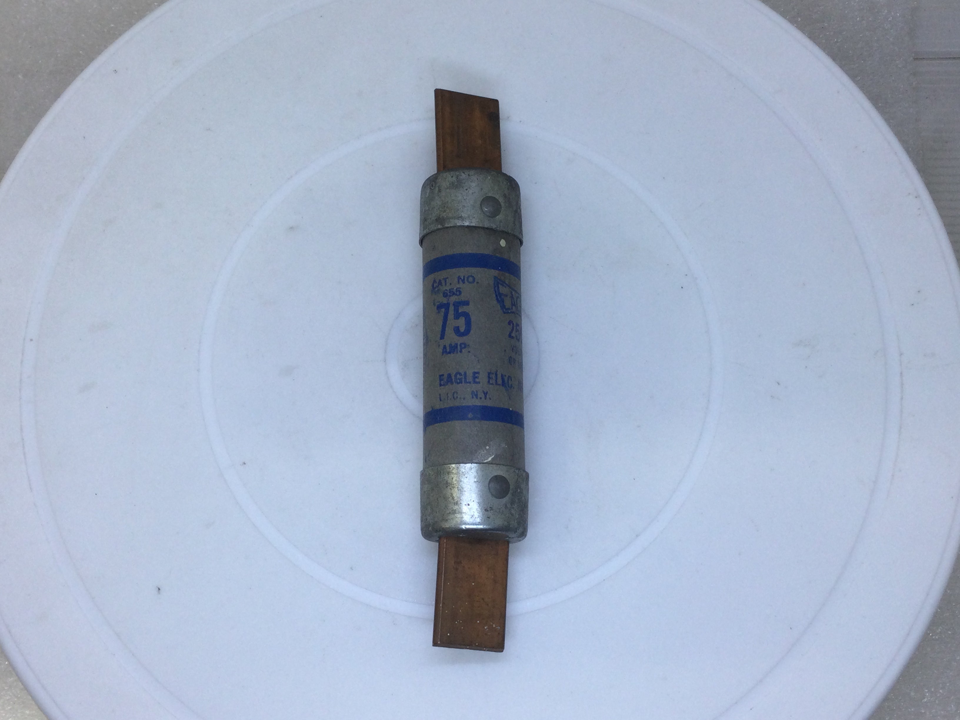 Eagle Electric XK-41 Cat# 655 75 Amp 250V or Less Fuse