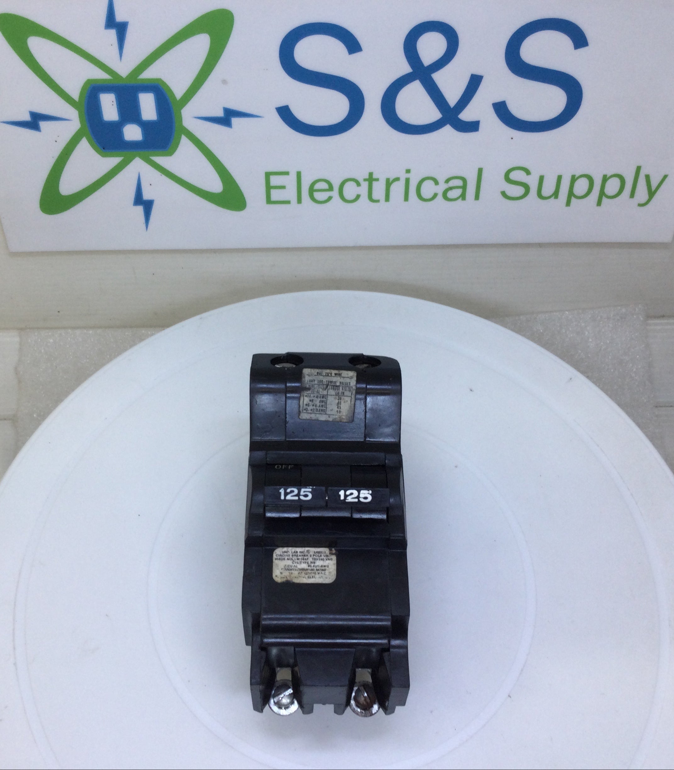 FPE/Federal Pacific NB2125/ 125 Amp 2 Pole 120/240V Circuit Breaker