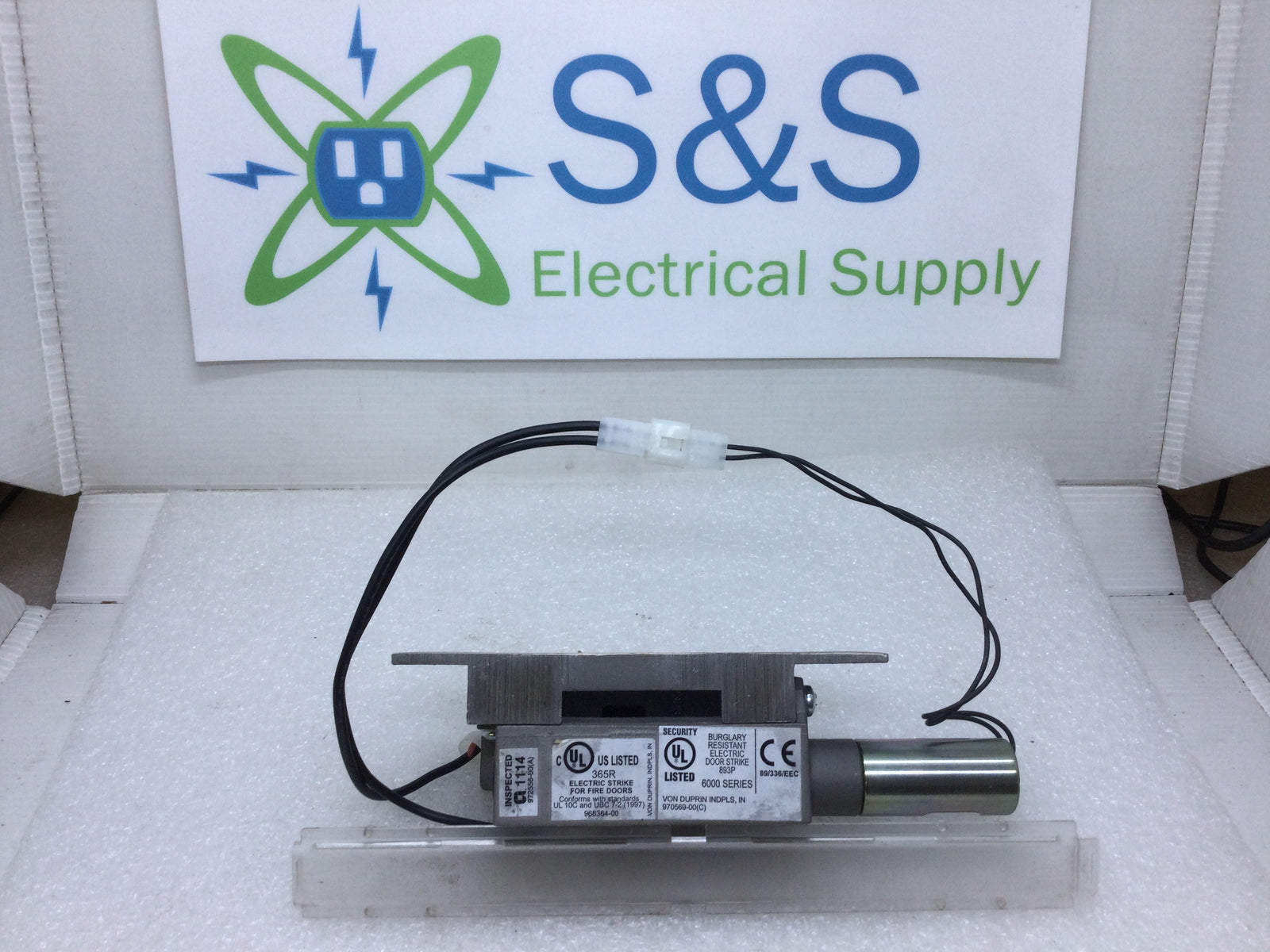 Von Duprin EFS-0750SL Burglary Resistant Electric Door Strike 893P 600