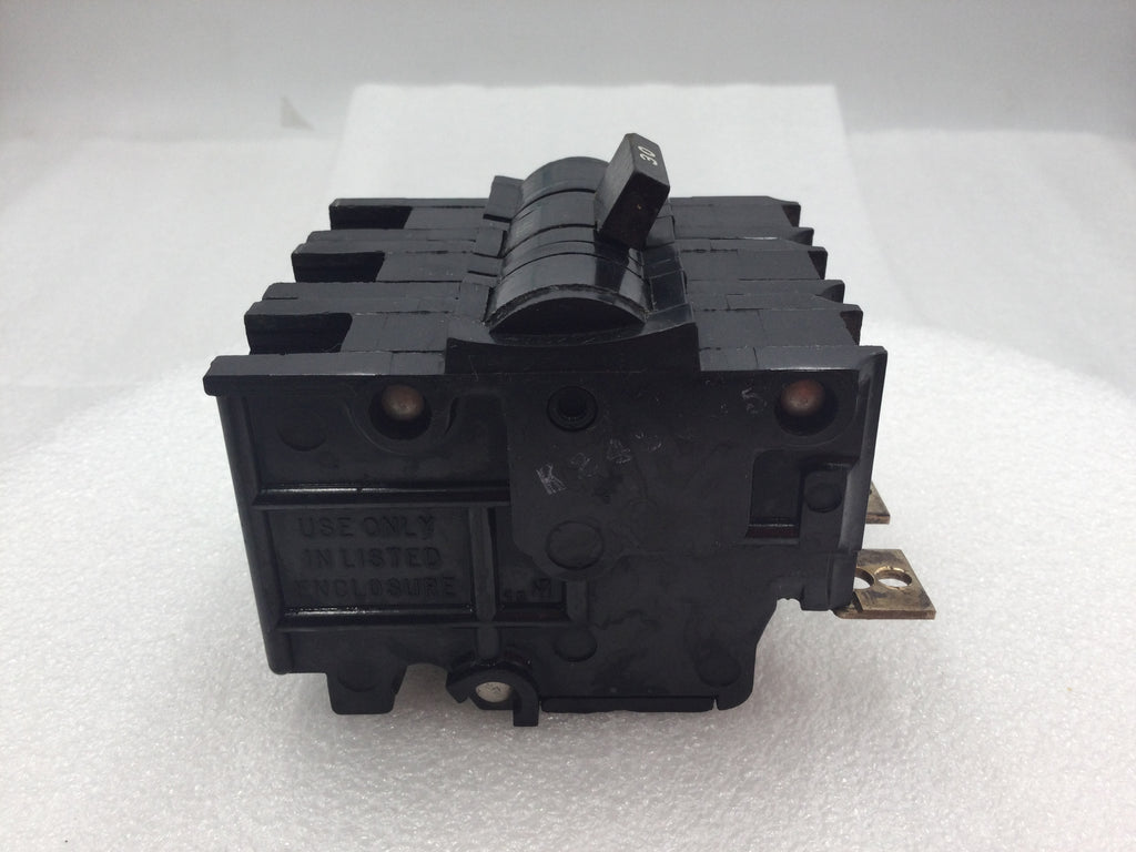 Federal Pacific FPE NB330 30 Amp 3 Pole 240V Circuit Breaker - Cosmeti