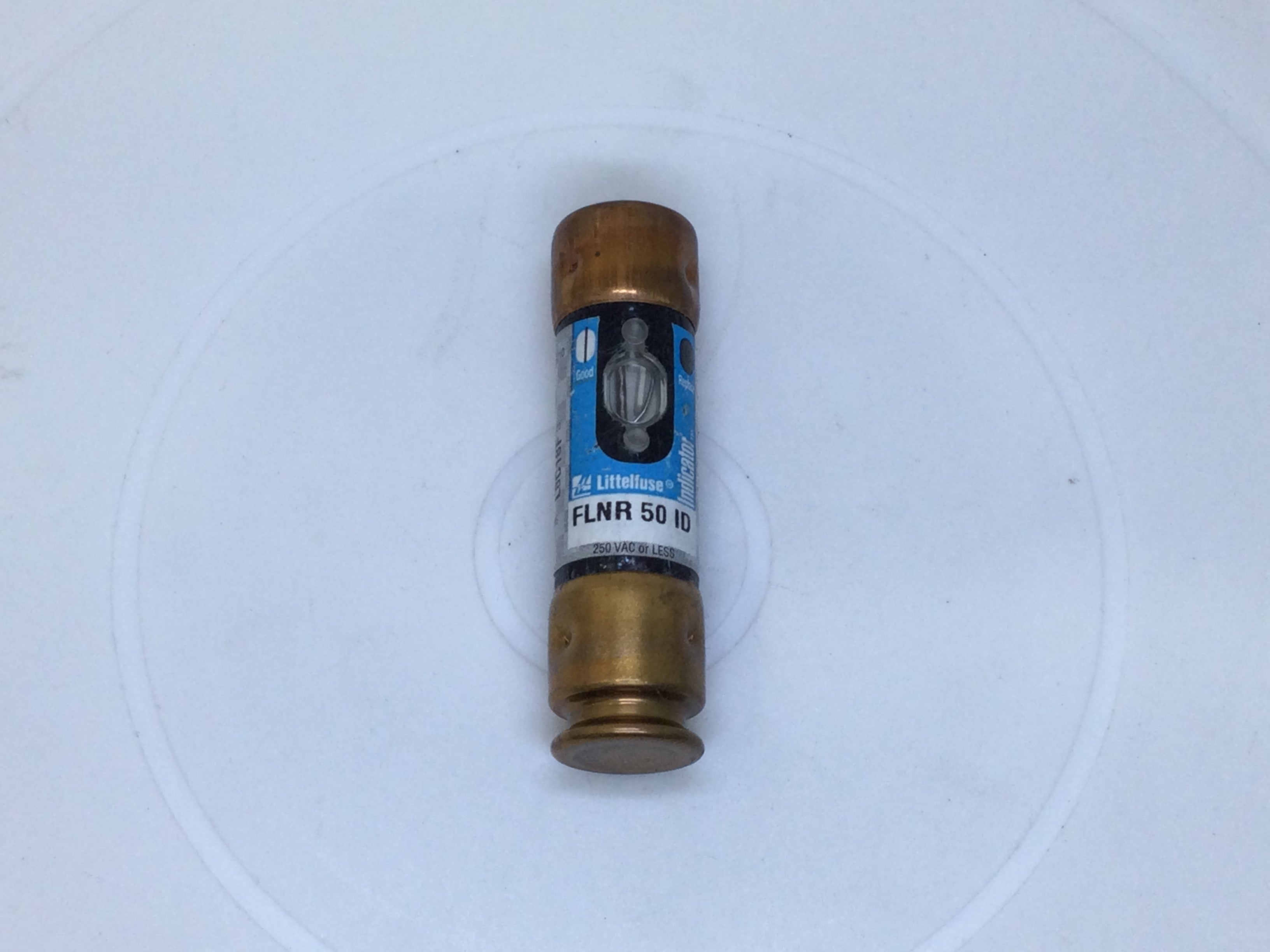Littelfuse FLNR 50 ID 50 Amp 250V Time Delay Class RK5 Indicator Fuse